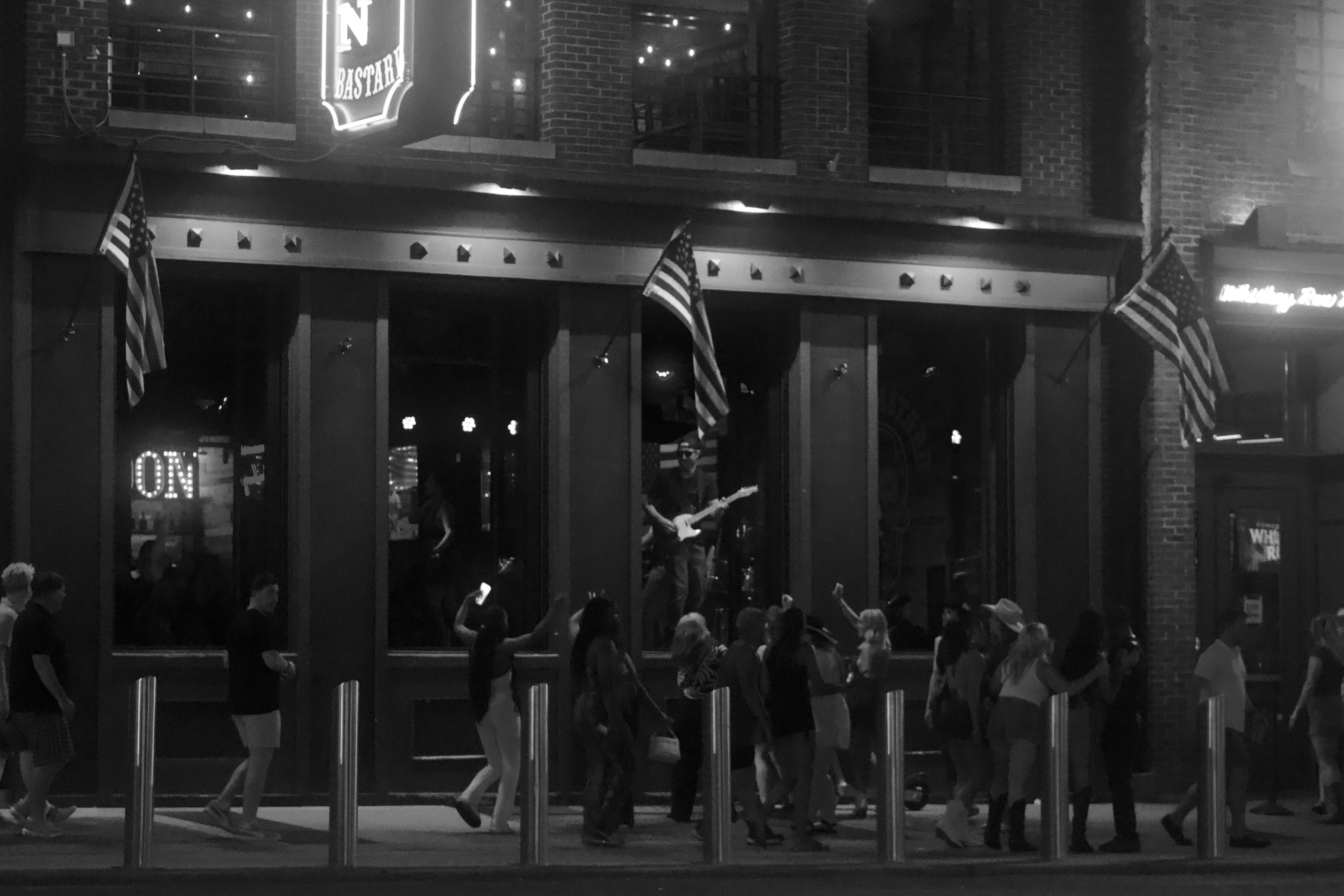 Line of Night: A Quiet March Past the Neon Doorstep