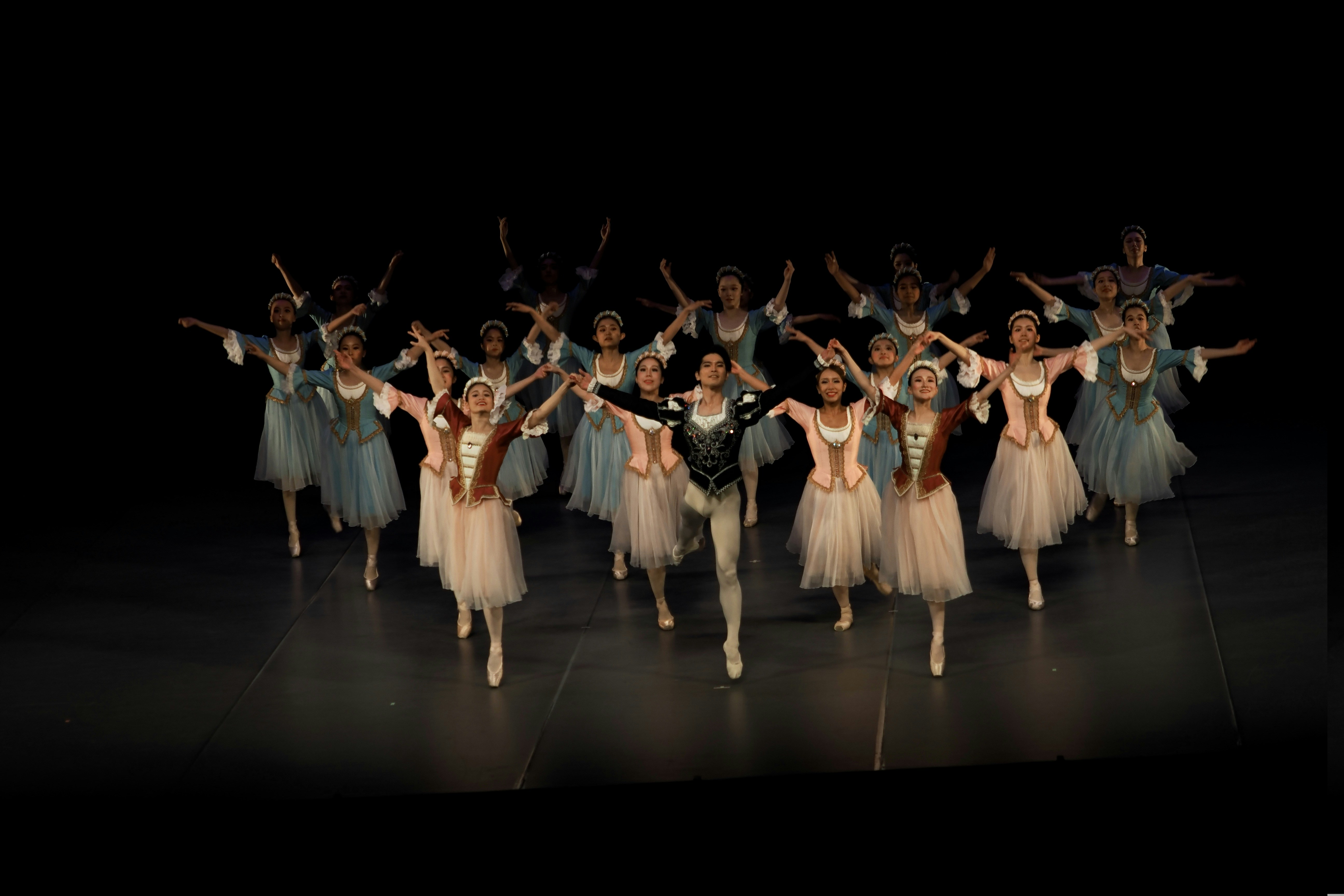 Central Ballet Ensemble in a Moonlit Stage