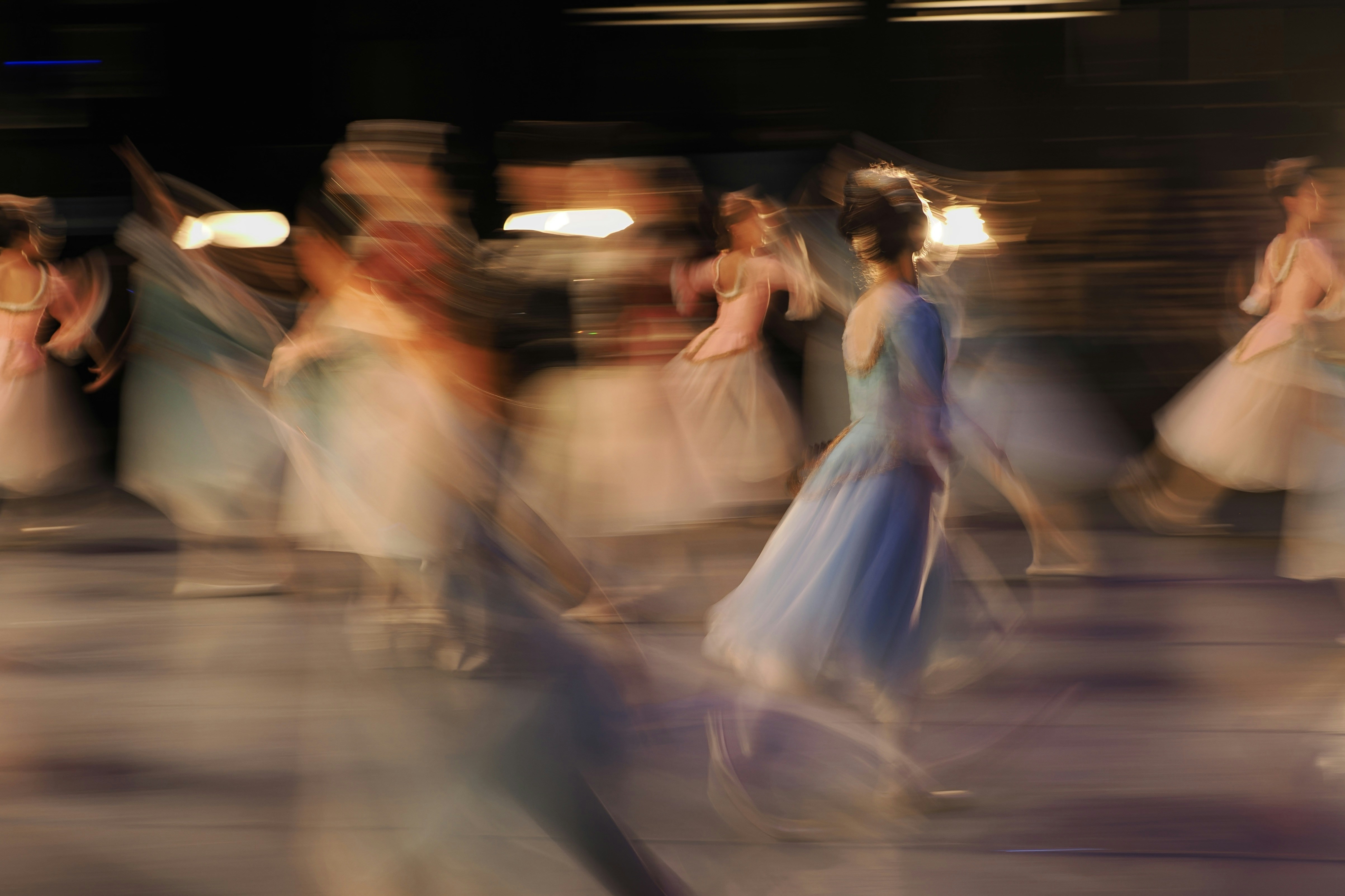 Blurred Ballet: Motion at the Center Stage