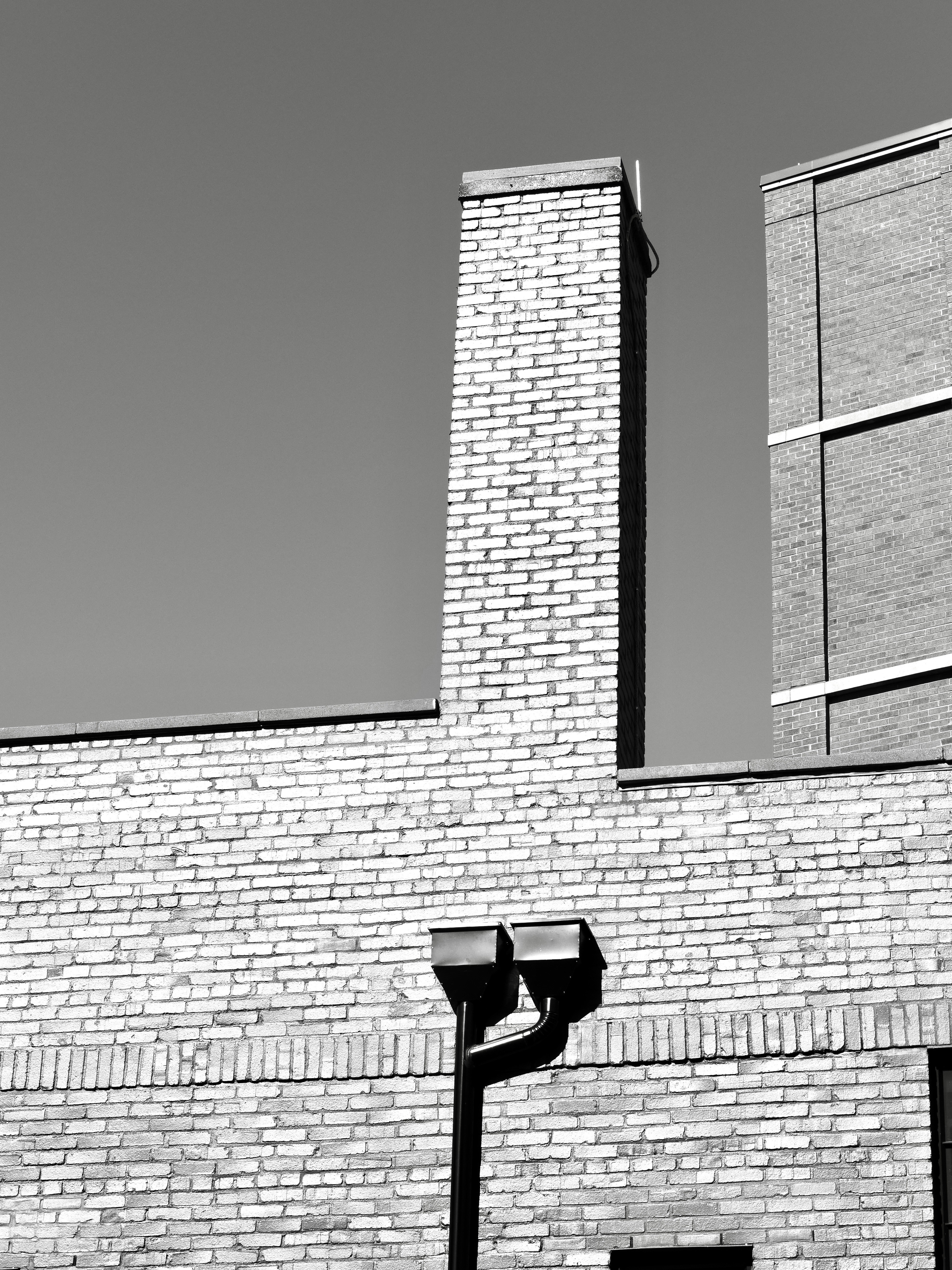 Brick Chimneys and Gradient Sky
