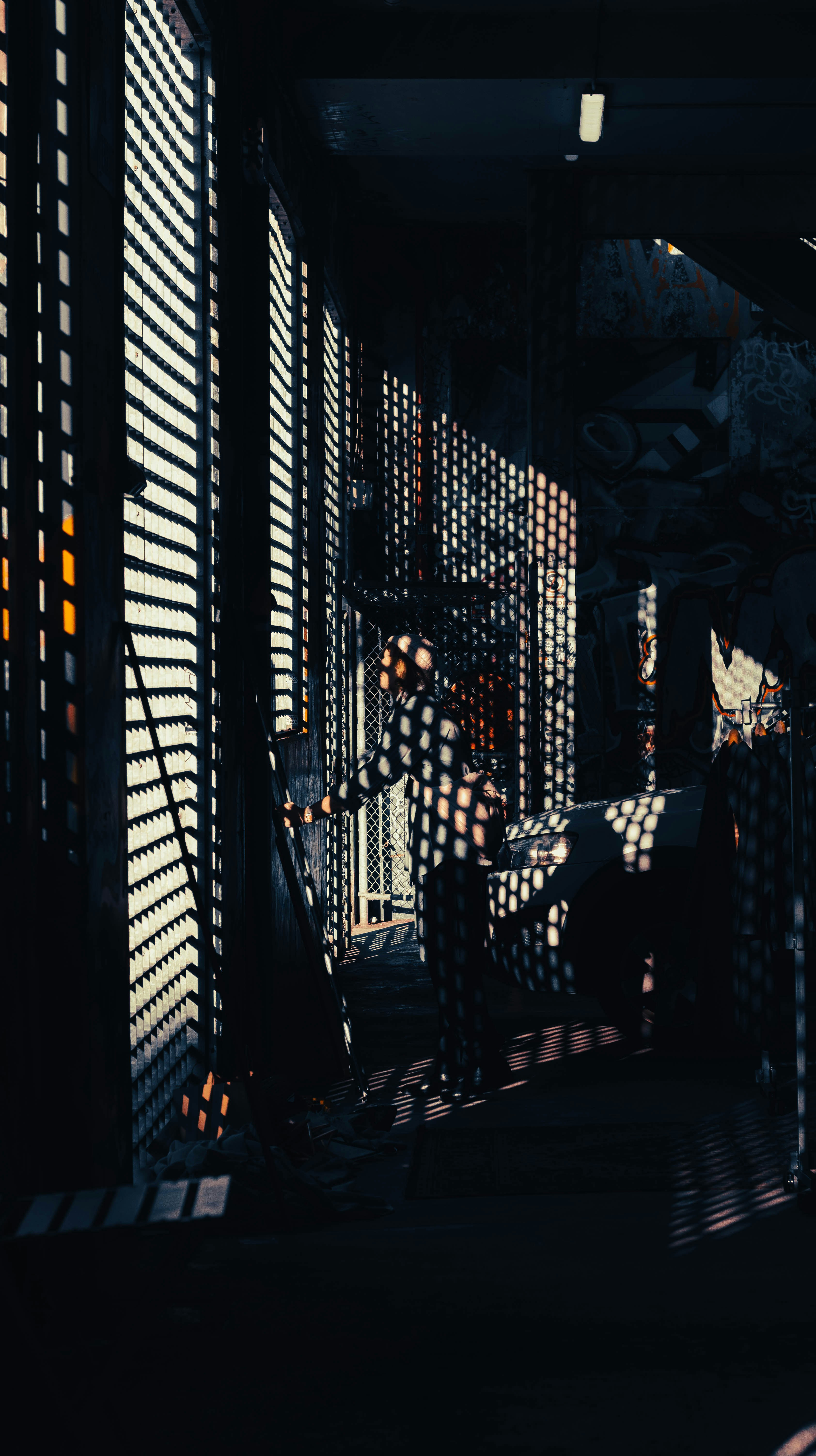 Shadows in the Perforated Corridor