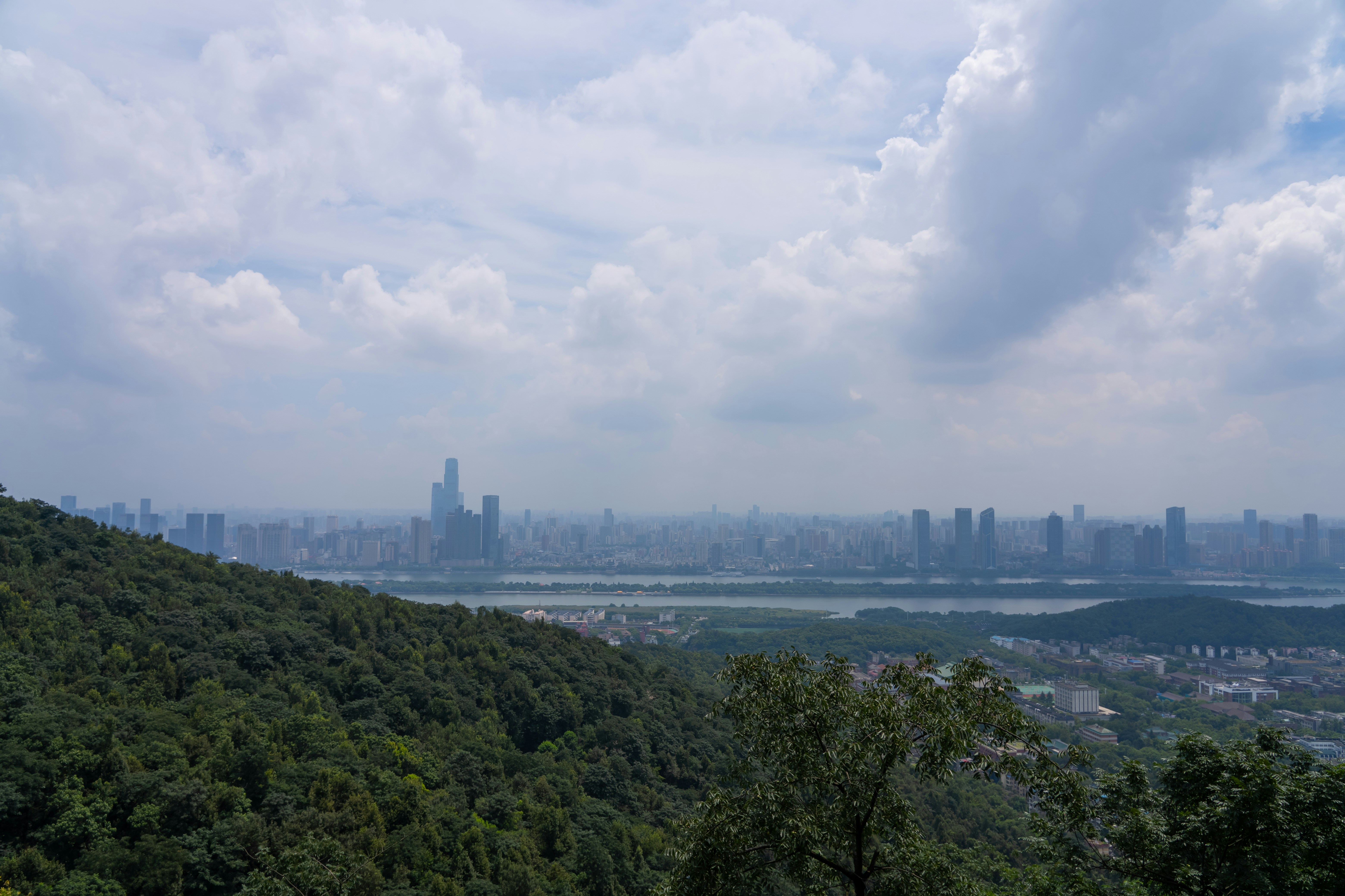 City Horizon from the Hills: A Quiet Peripheral View