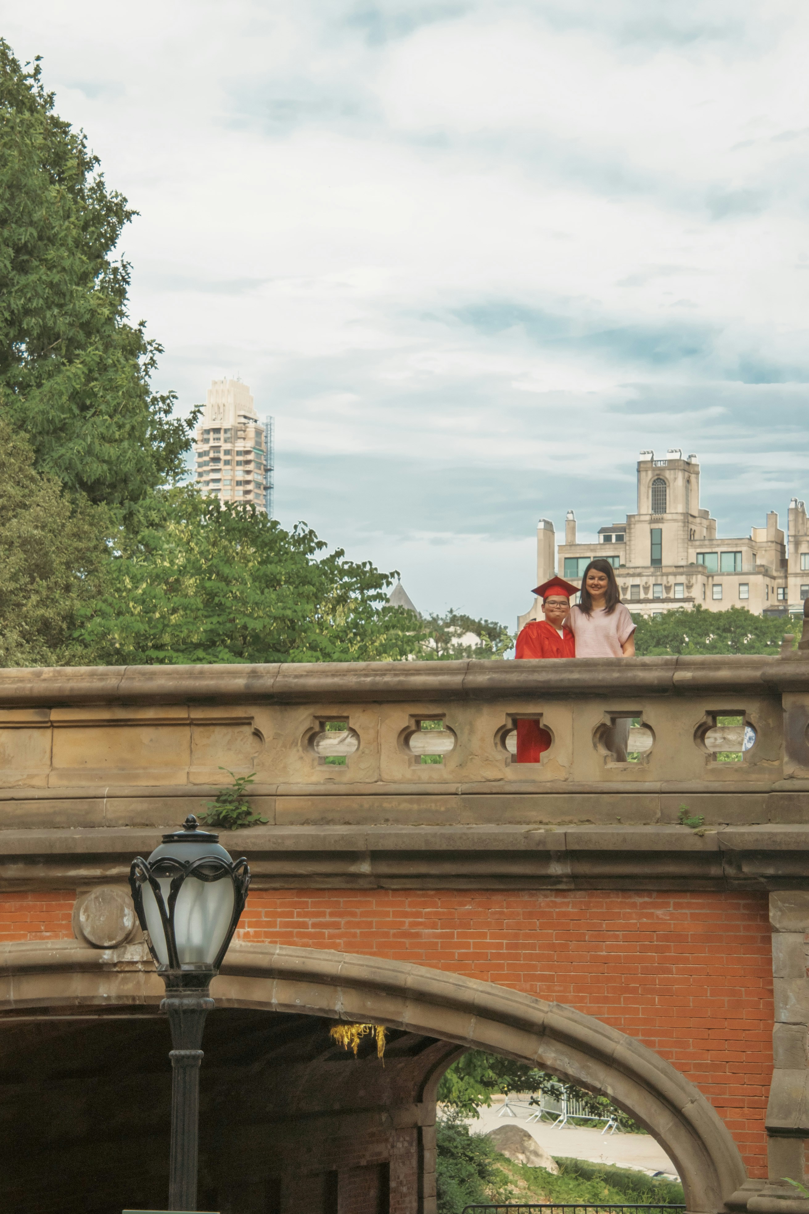 Bridge View: Grads on the Urban Overpass