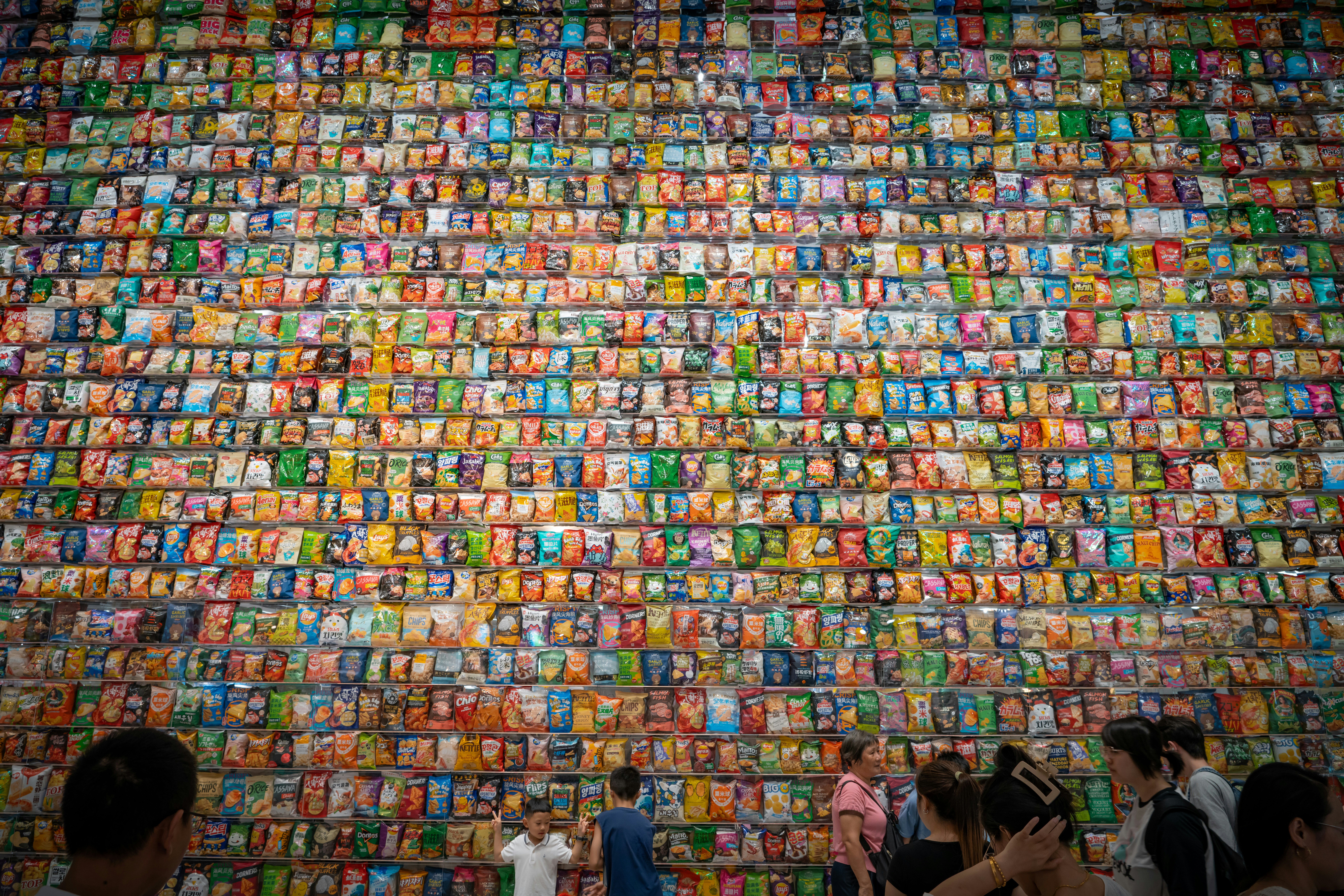 Color Mosaic Wall: Portraits in a Sea of Tiny Covers