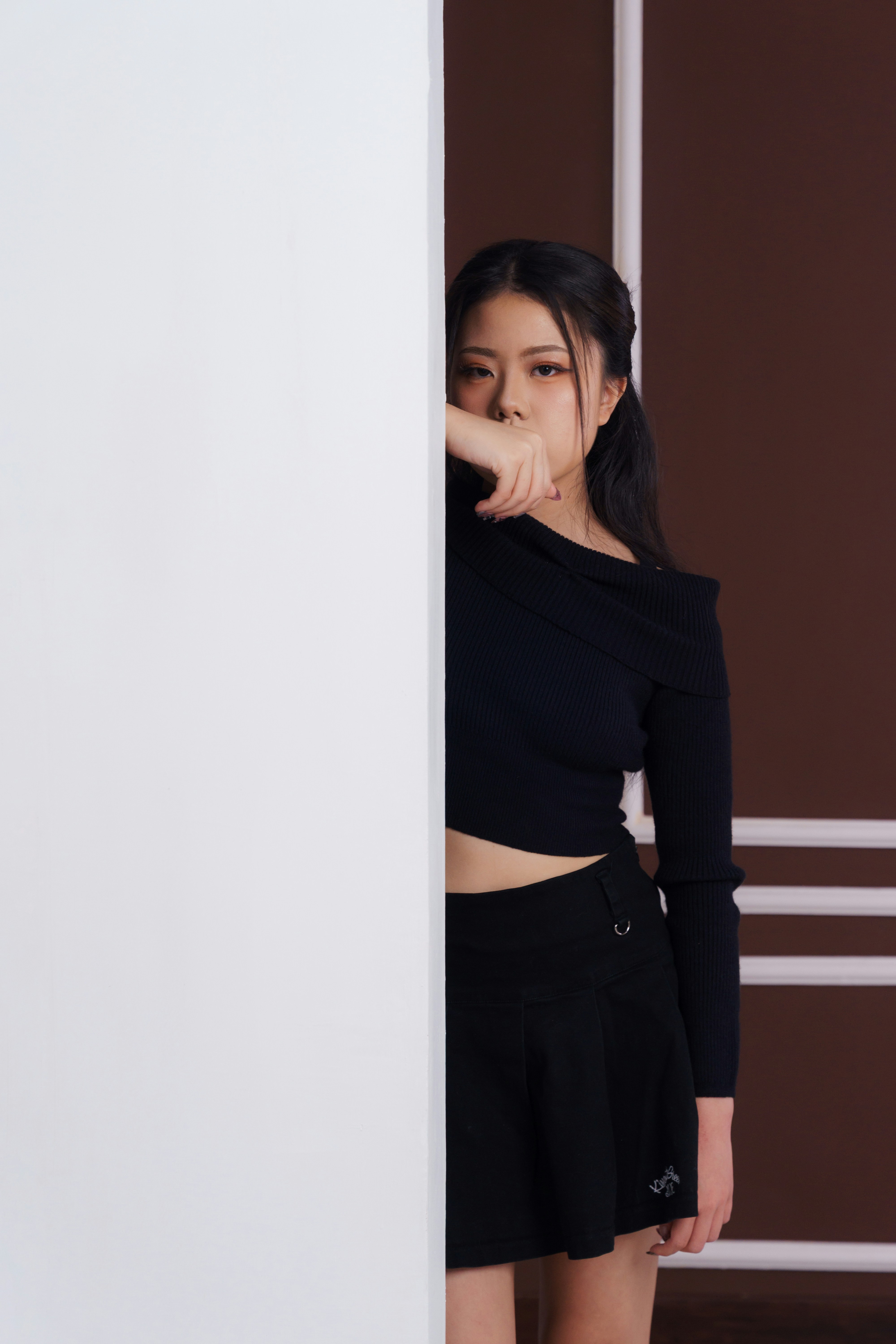 Hidden Corner: A Quiet Moment Behind the Wall