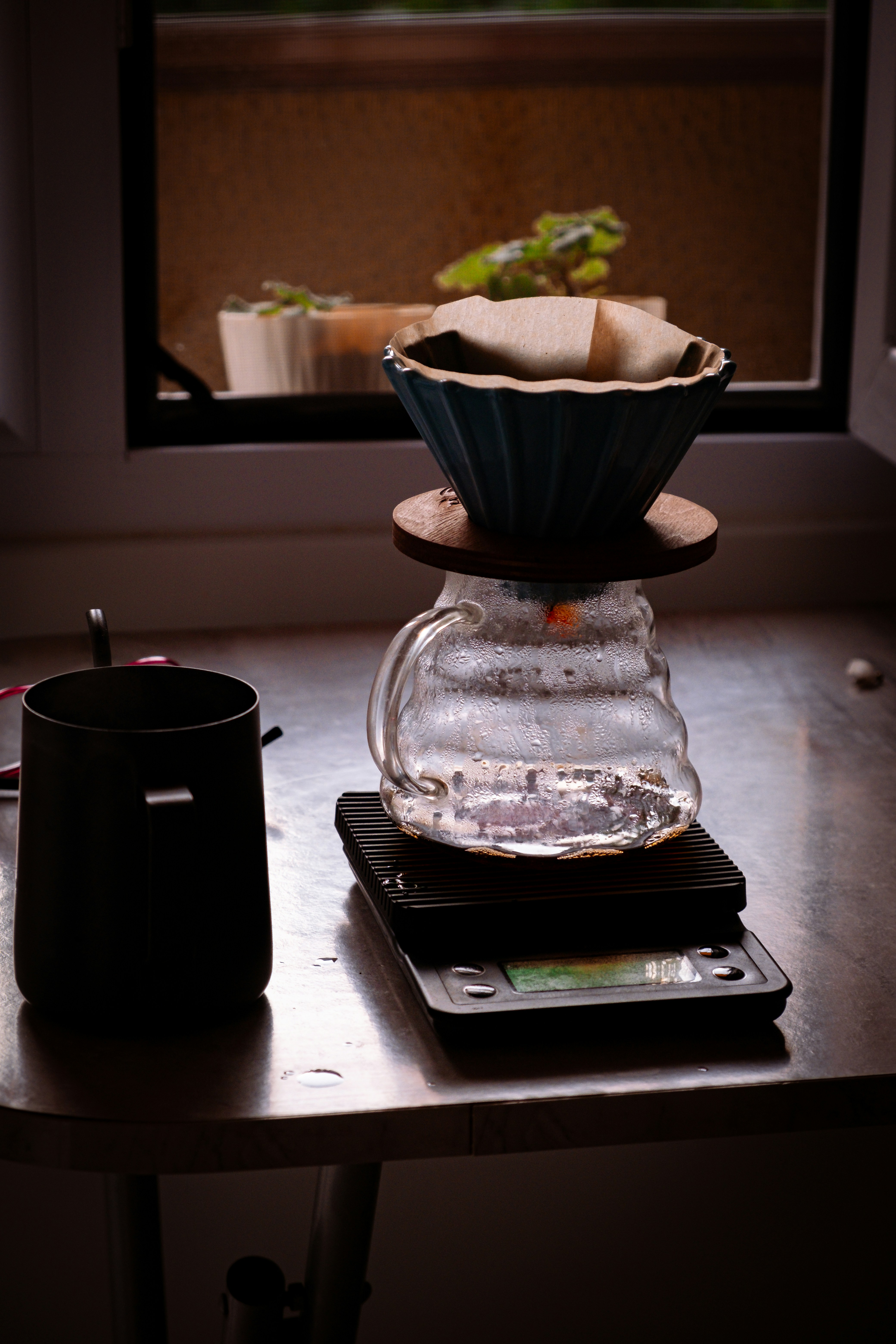 Hearth of a Slow Morning: Glass Pour-Over by the Window