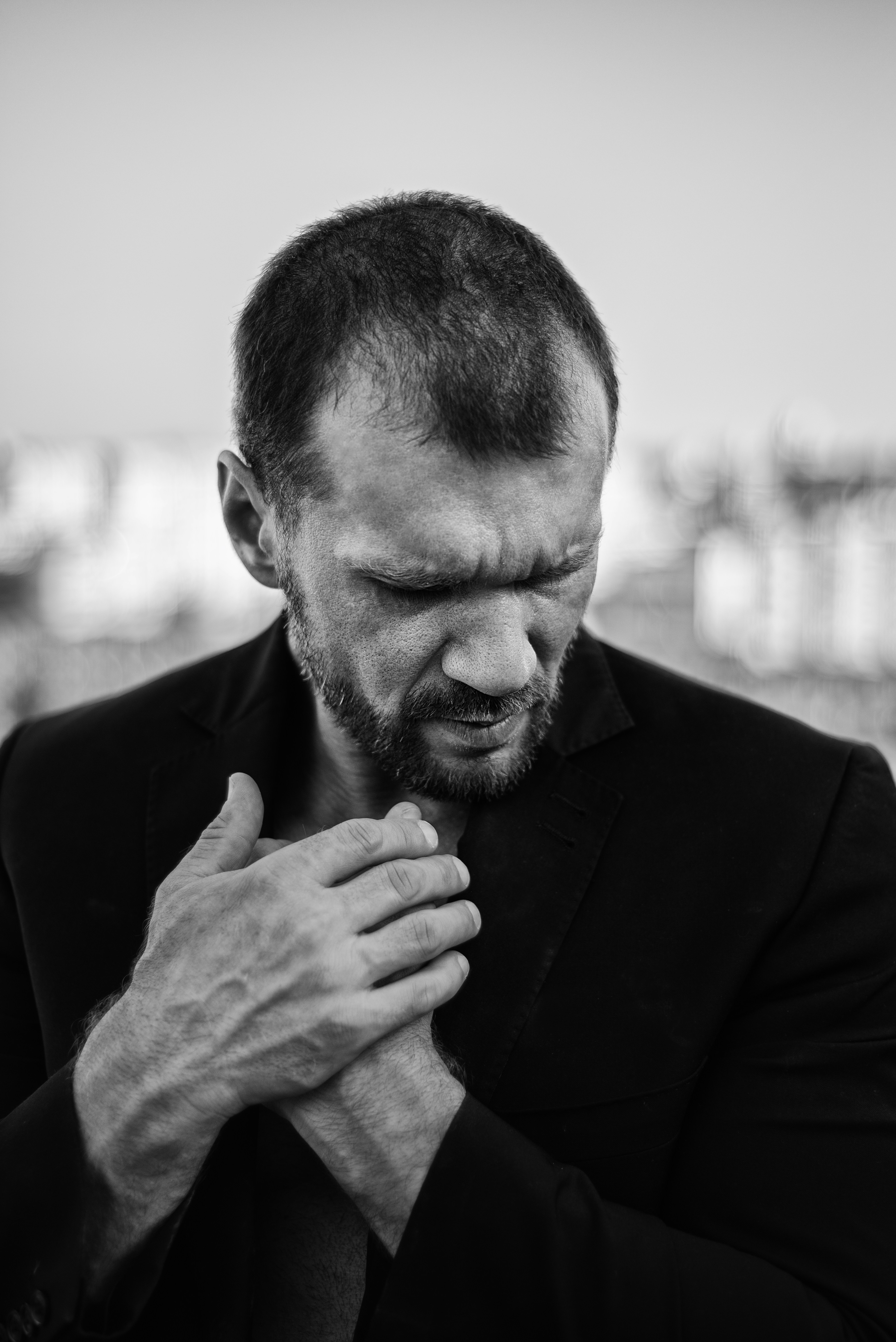 Hushed Contemplation: A Portrait of Quiet Intensity