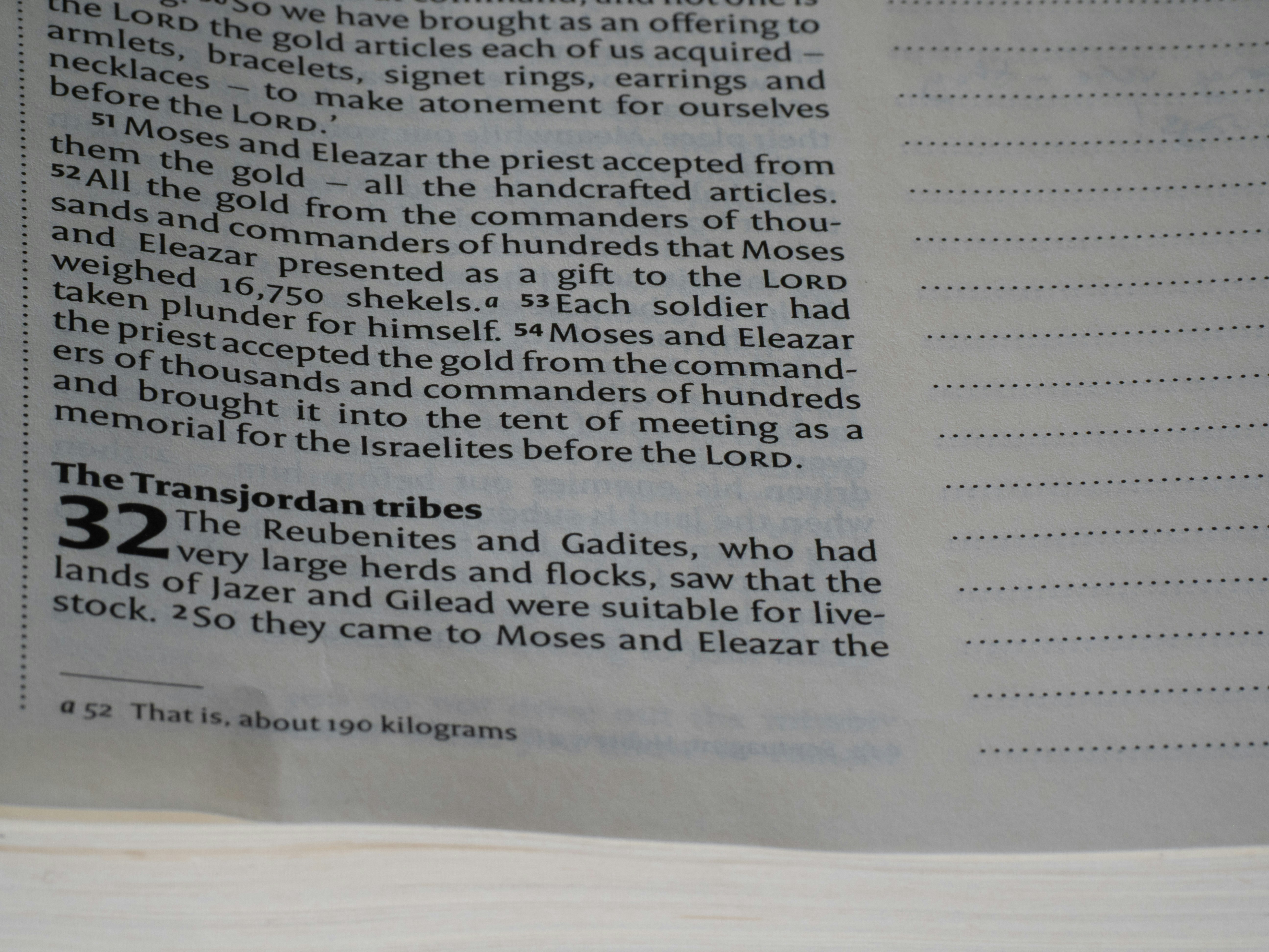 Scripted Wisdom: The Transjordan Note in a Bible Page