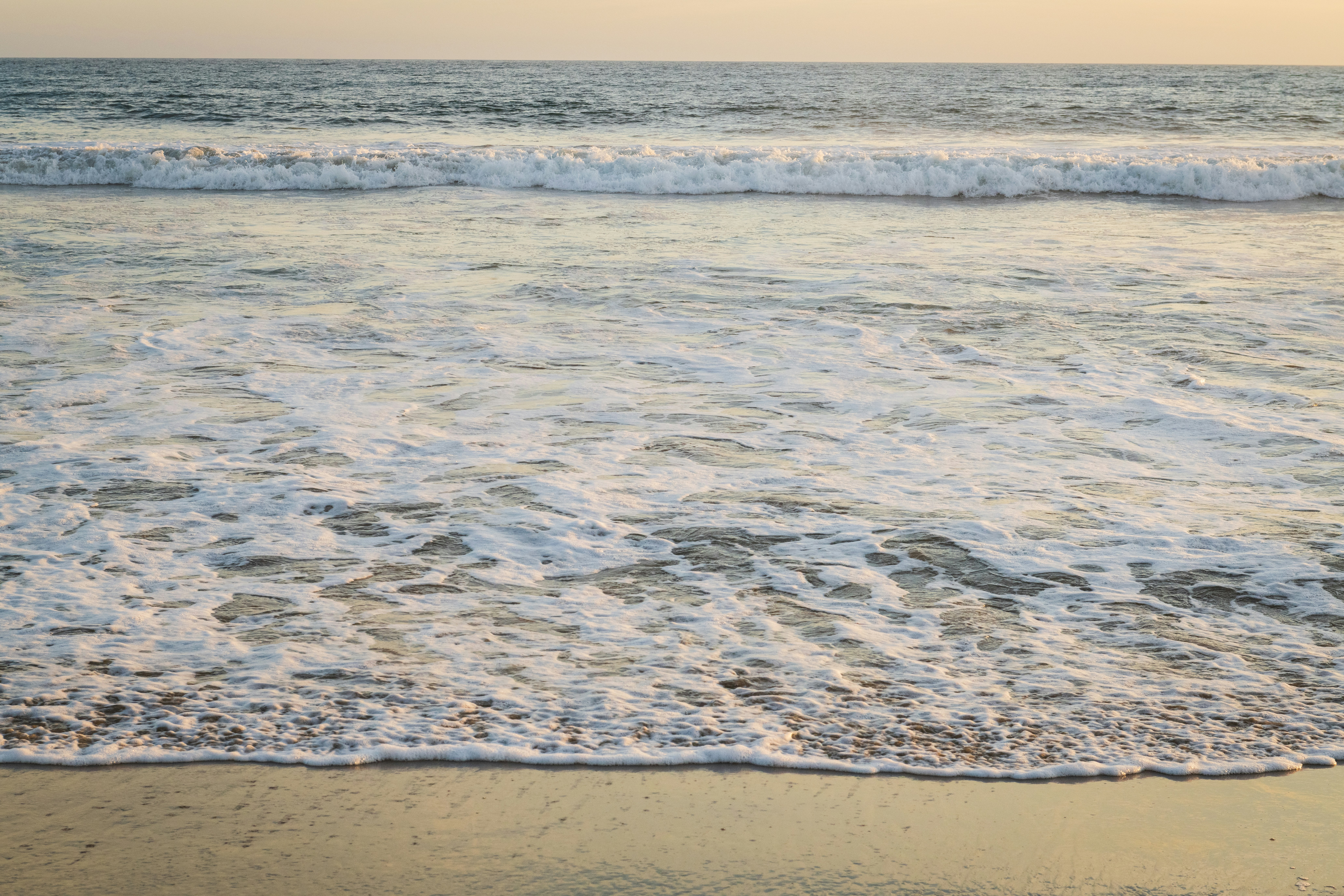 Tide Line at Dusk: A Quiet Edge of the Sea