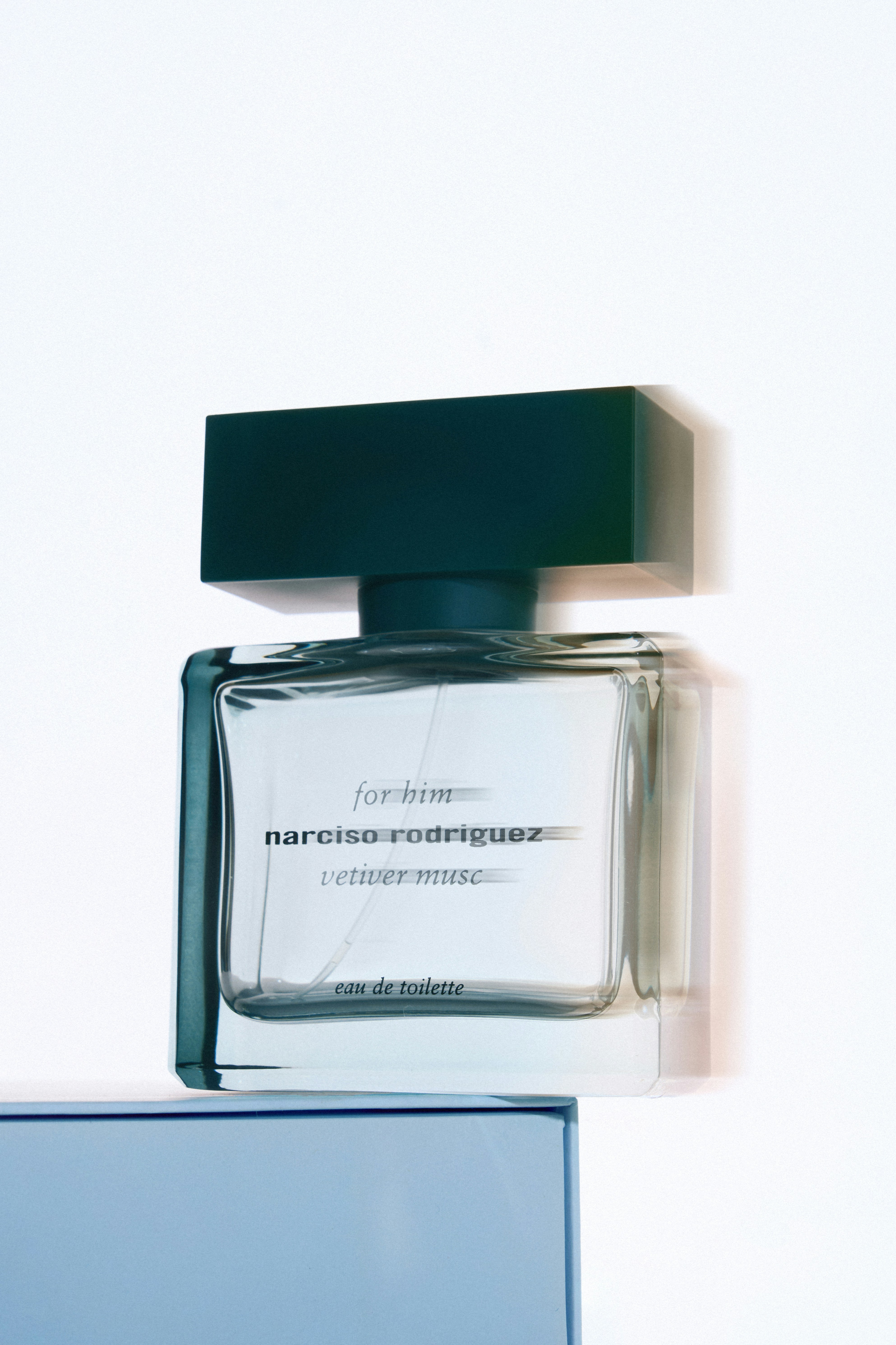 Narciso Rodriguez Perfume Bottle Quietly Anchored in Minimal Light