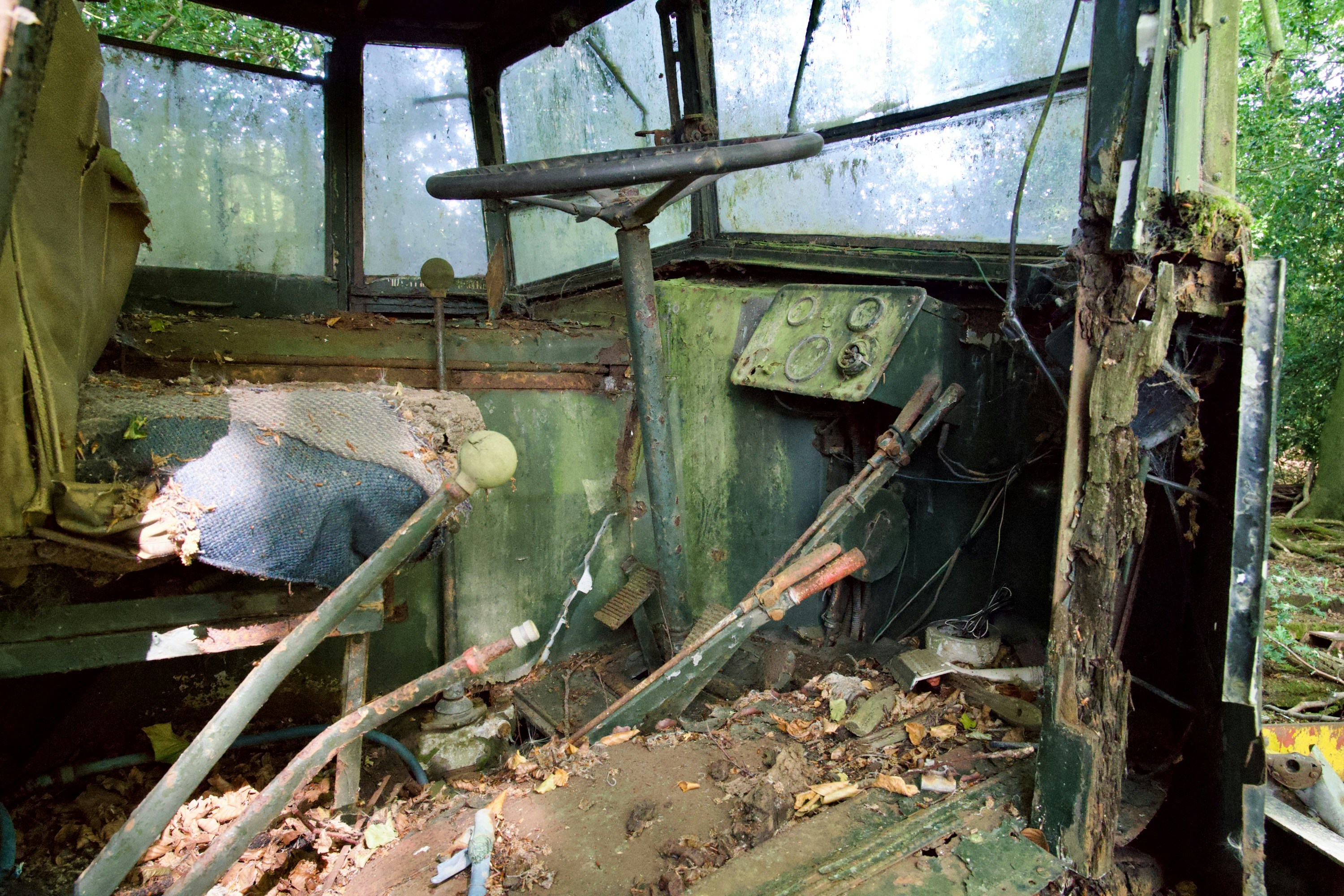 Rust, Decay, and Remnants: Cabin of a Forgotten Machine