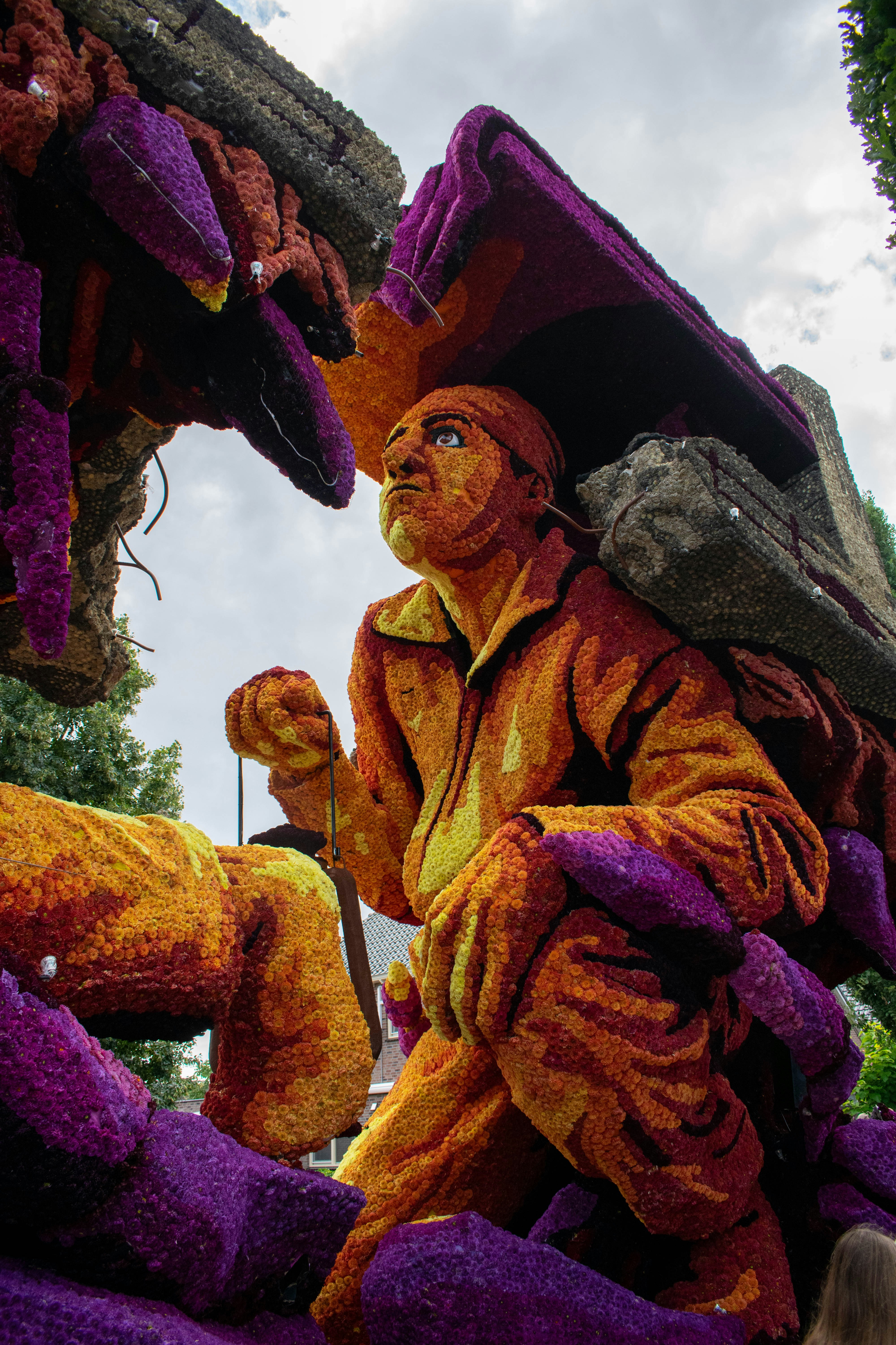 Vivid Sojourner: A Float of Flowers and Form
