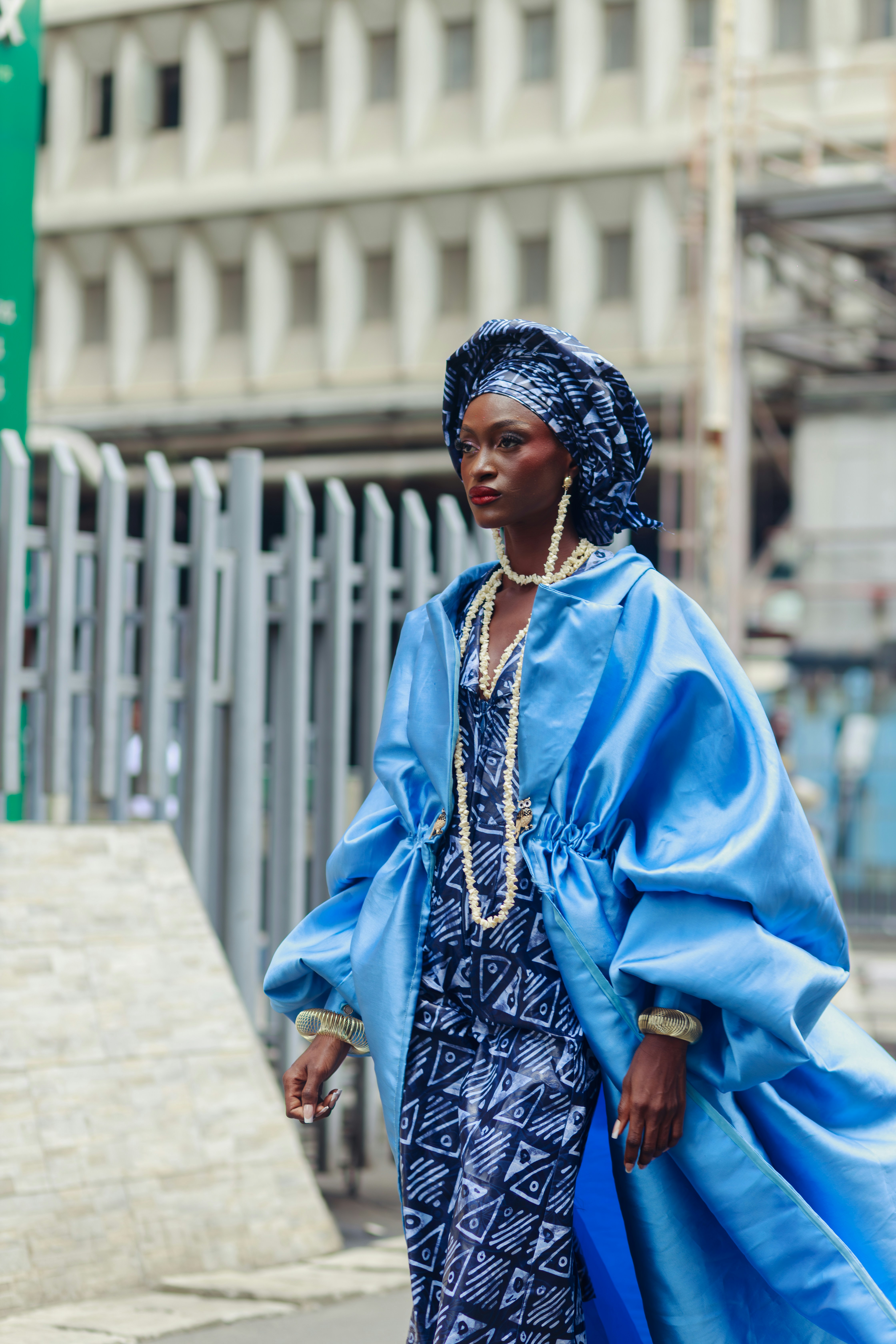 Blue Majestic: A Quiet Stride in Indigo