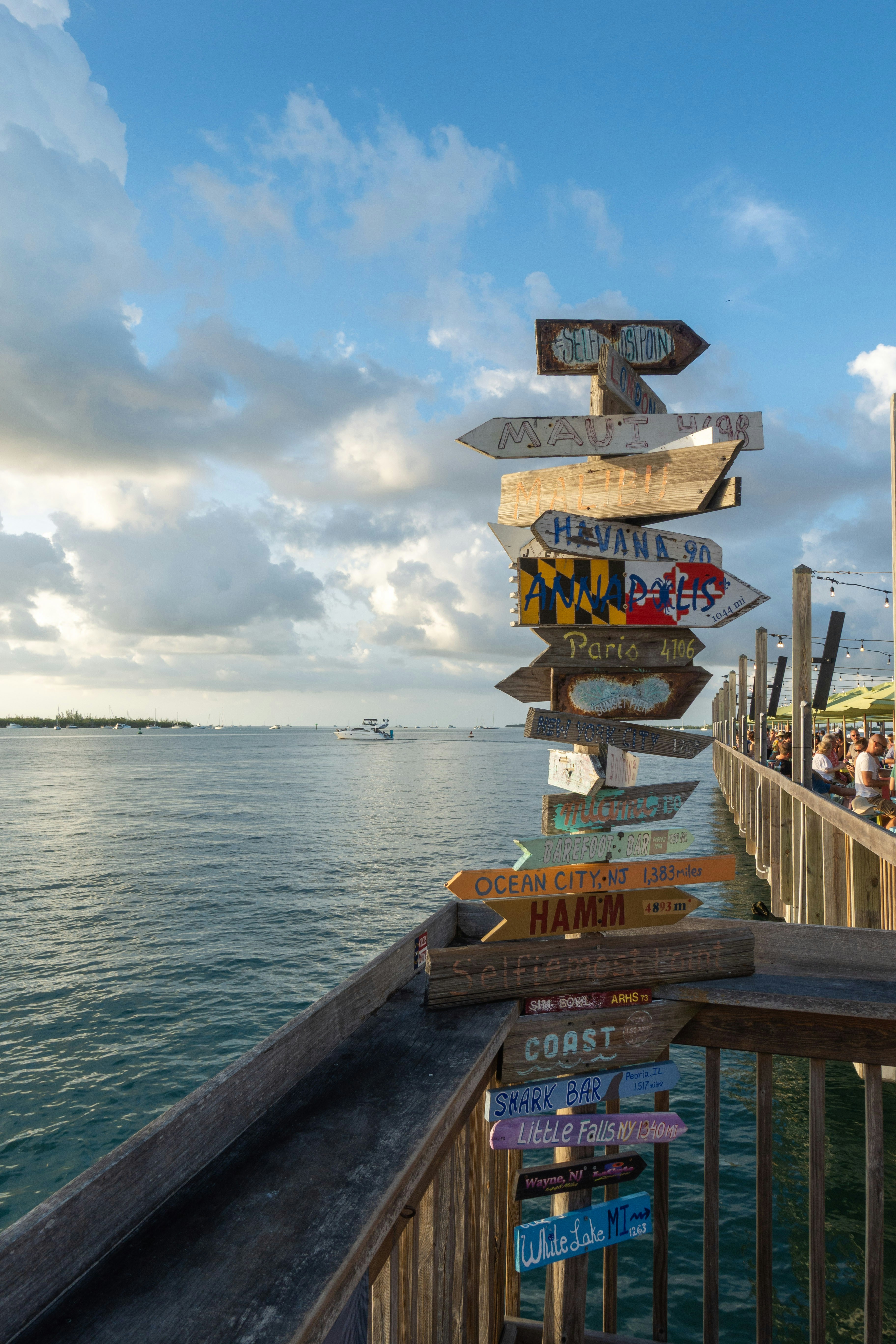 Signs of the Sea: A Weathered Waypoint with a View