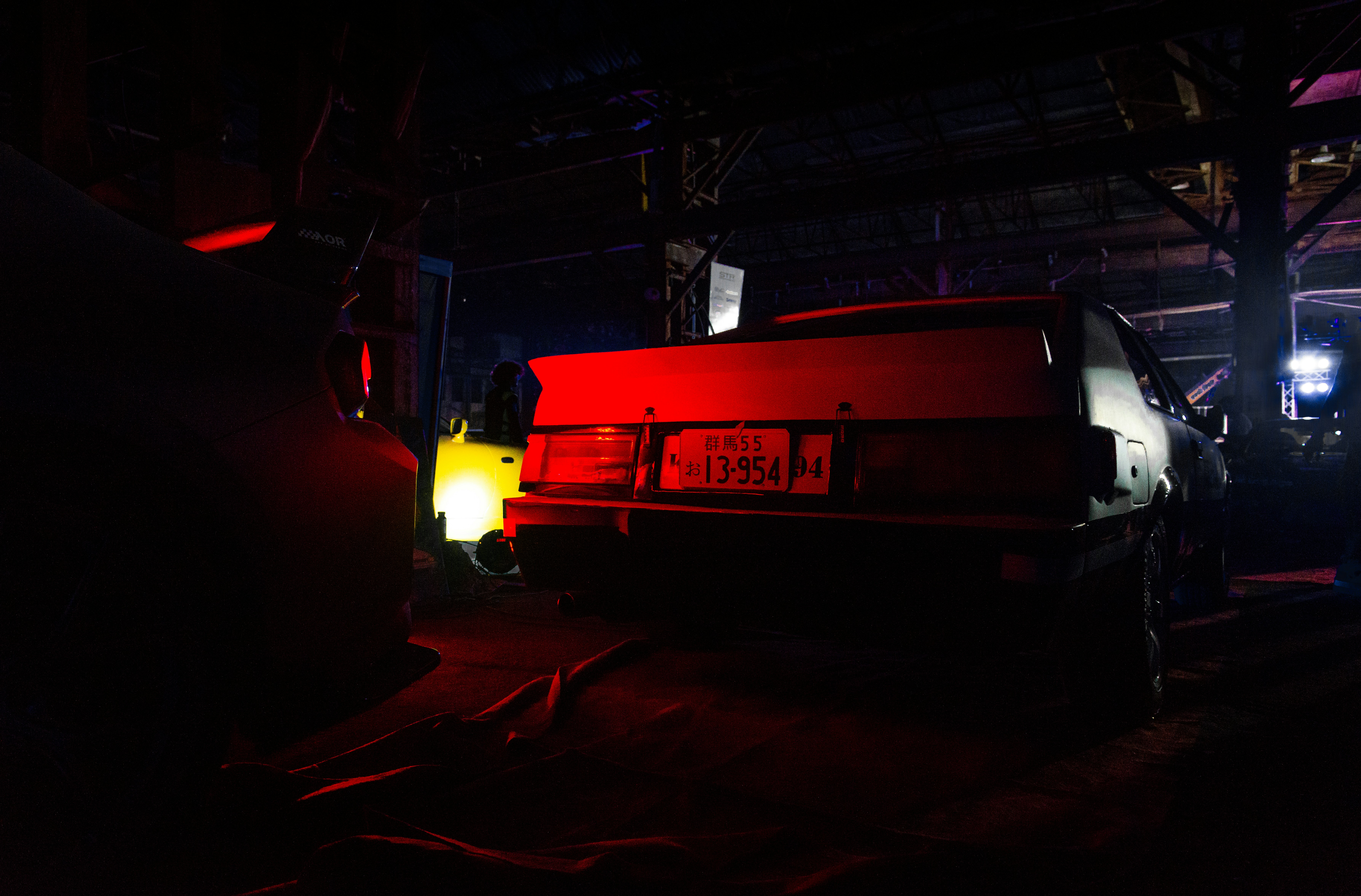 Red Night in the Car Graveyard