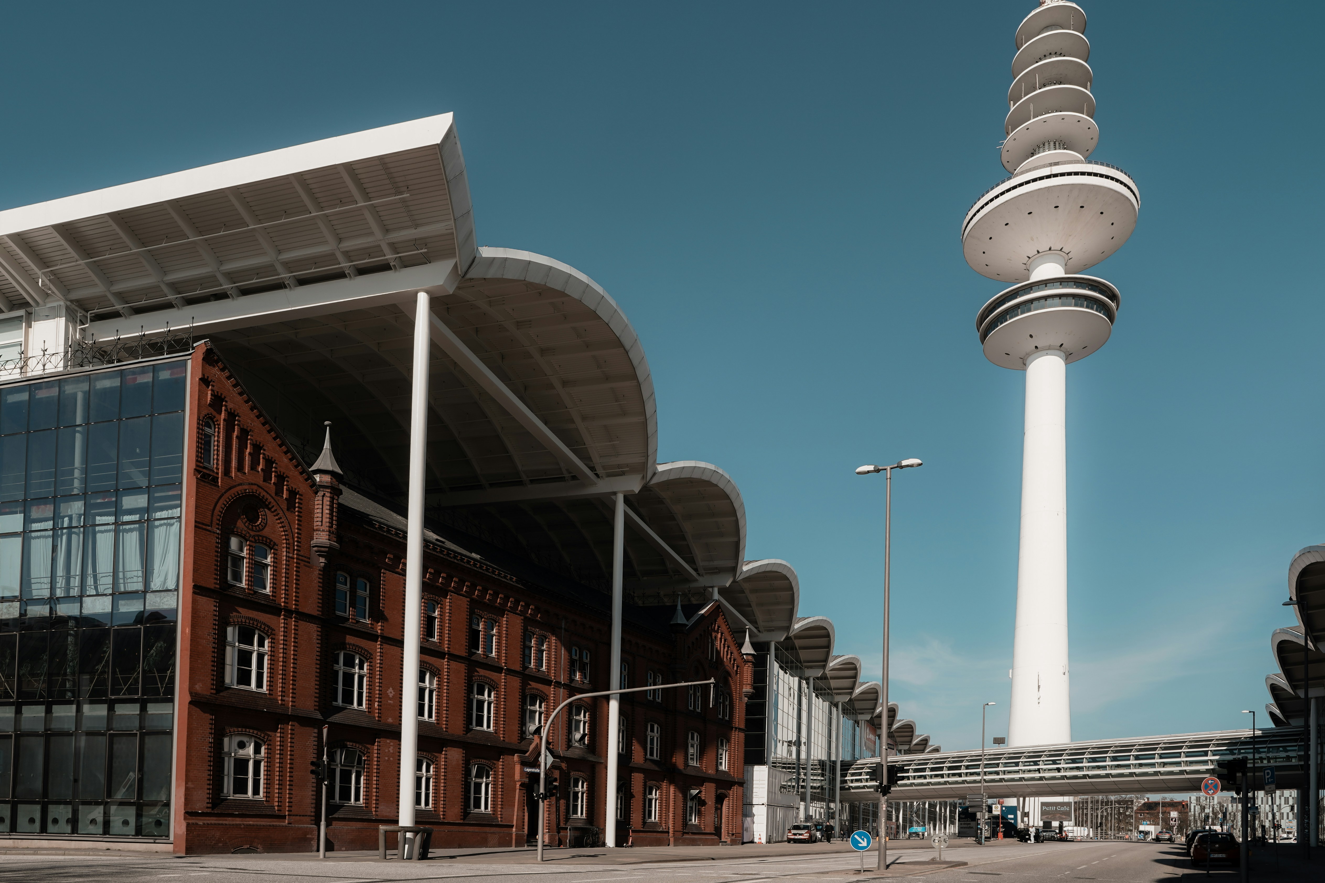 Industrial elegance by the cathedral-esque tower