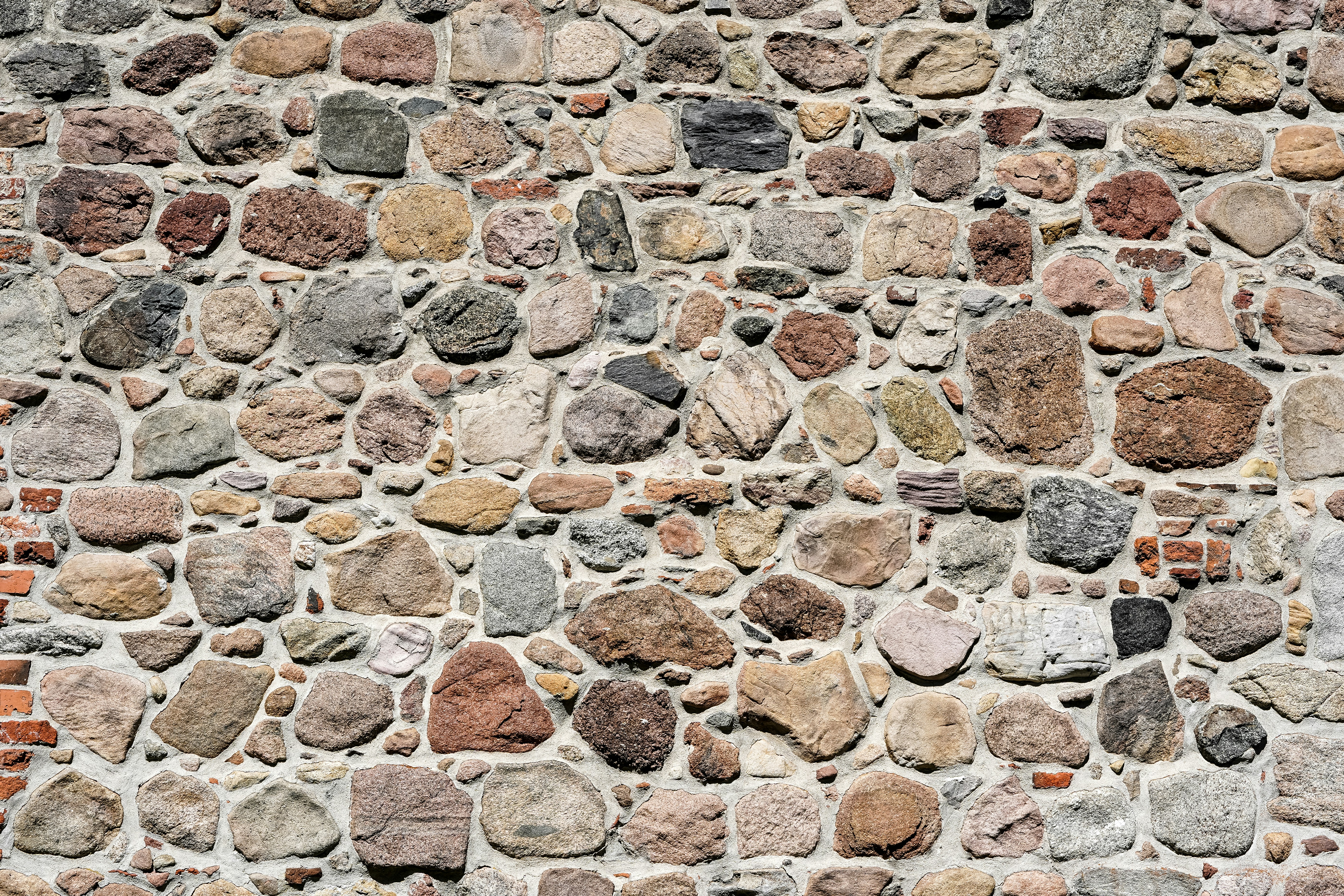 Stone Mosaic: A Warm Patchwork of Pebbles
