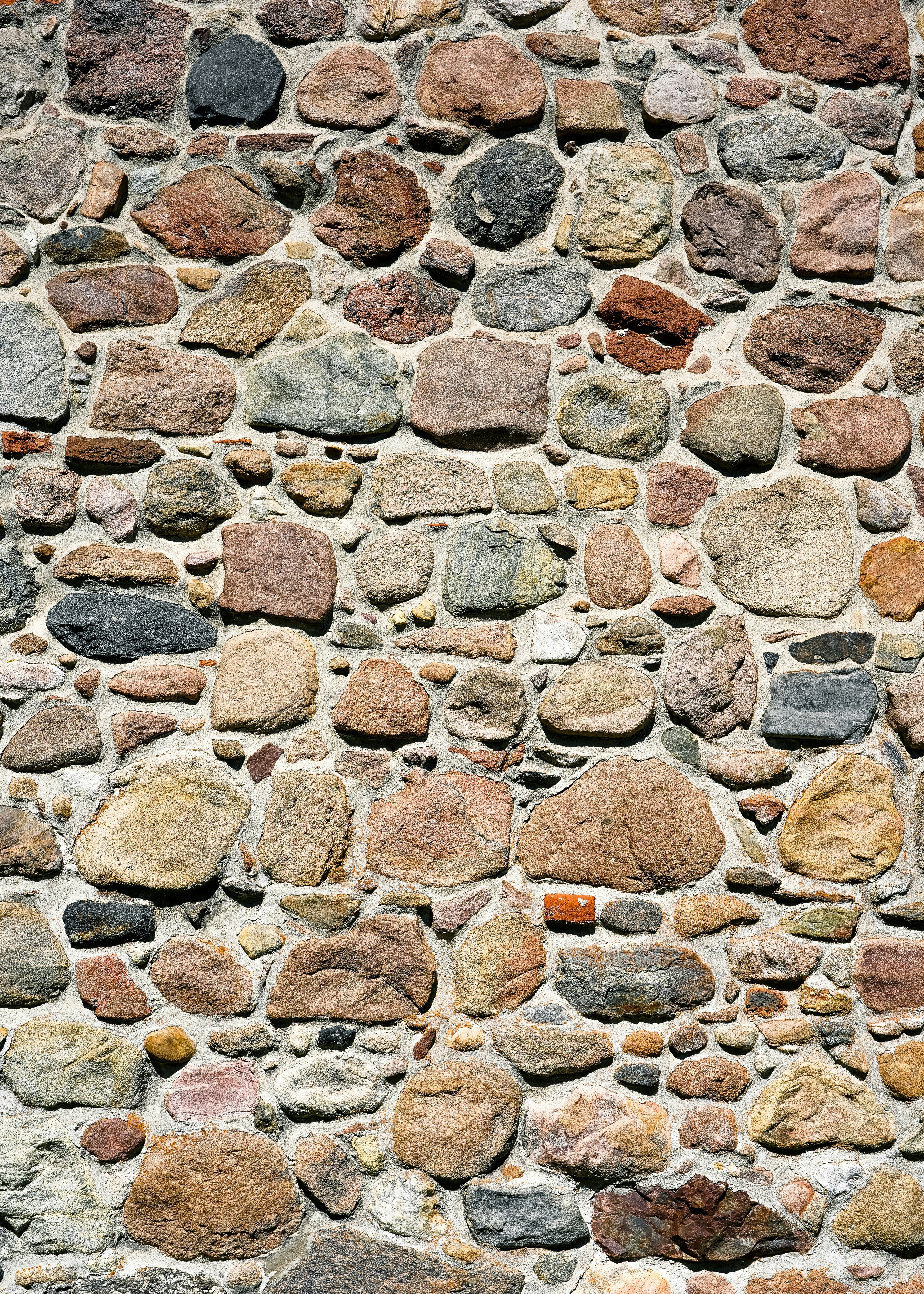 Stone Mosaic Wall: A Textured Tapestry of Pebbles