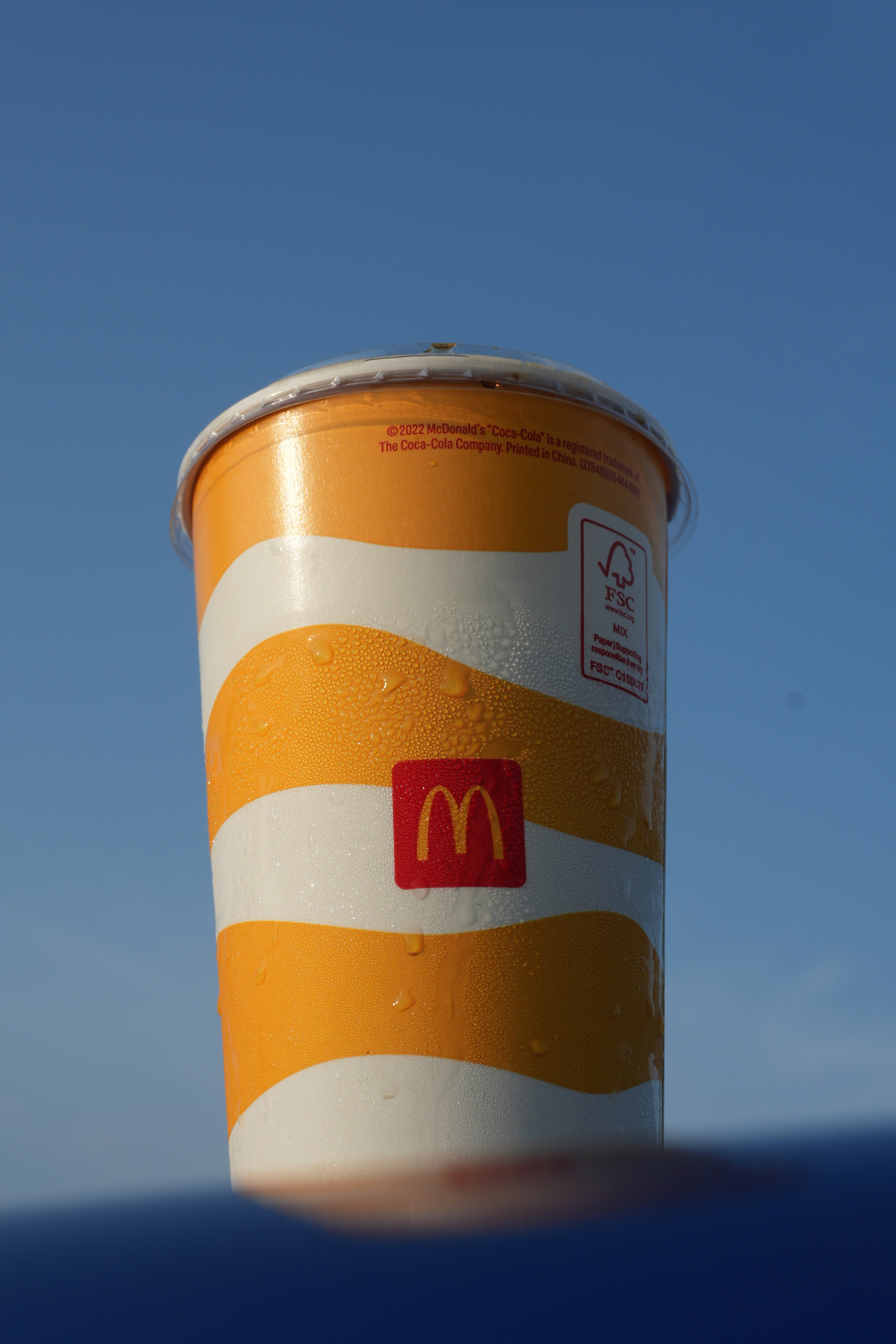 Golden Arc: A McDonald’s Cup Reaching for the Sky
