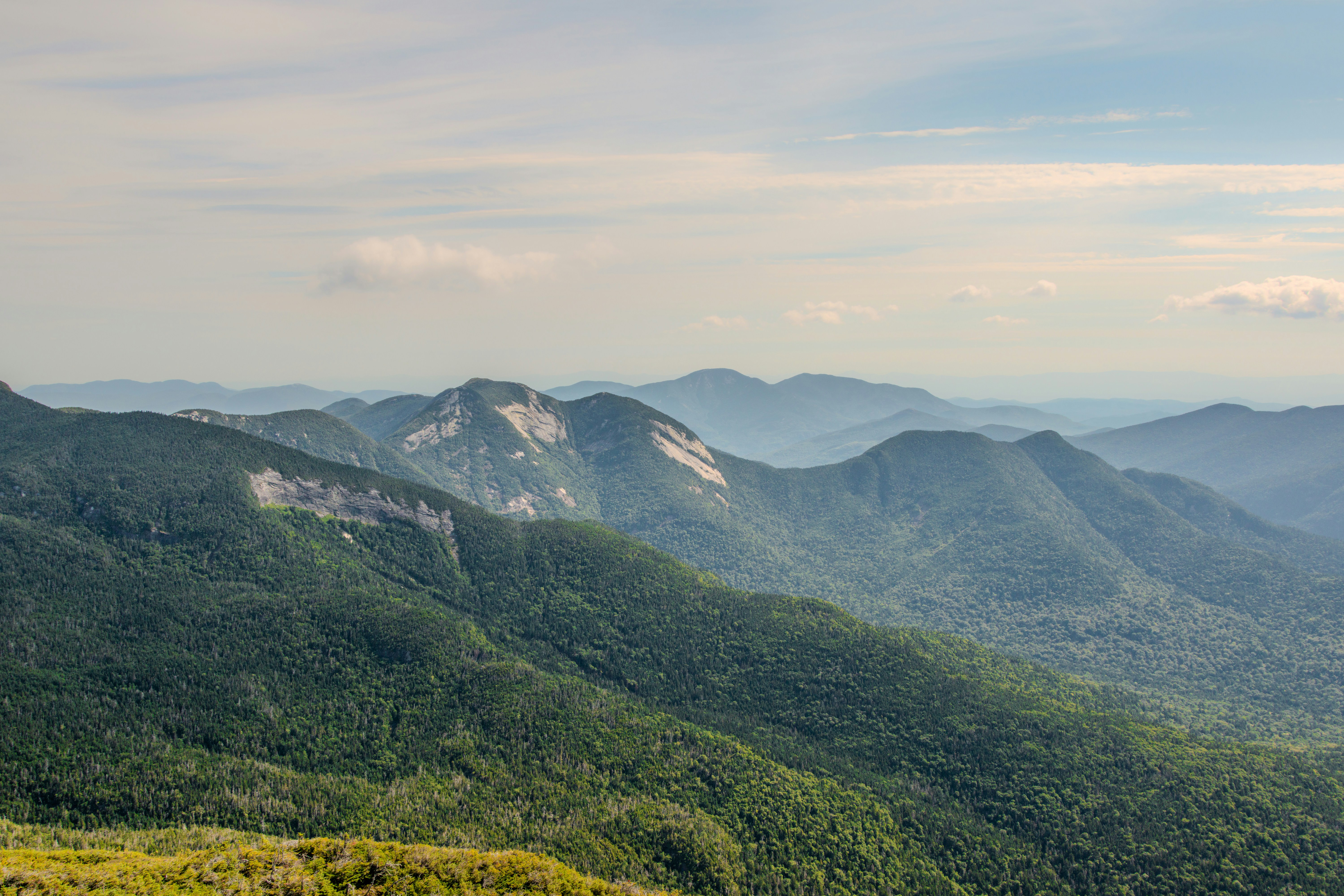 Layered Ridgeline Under a Quiet Sky