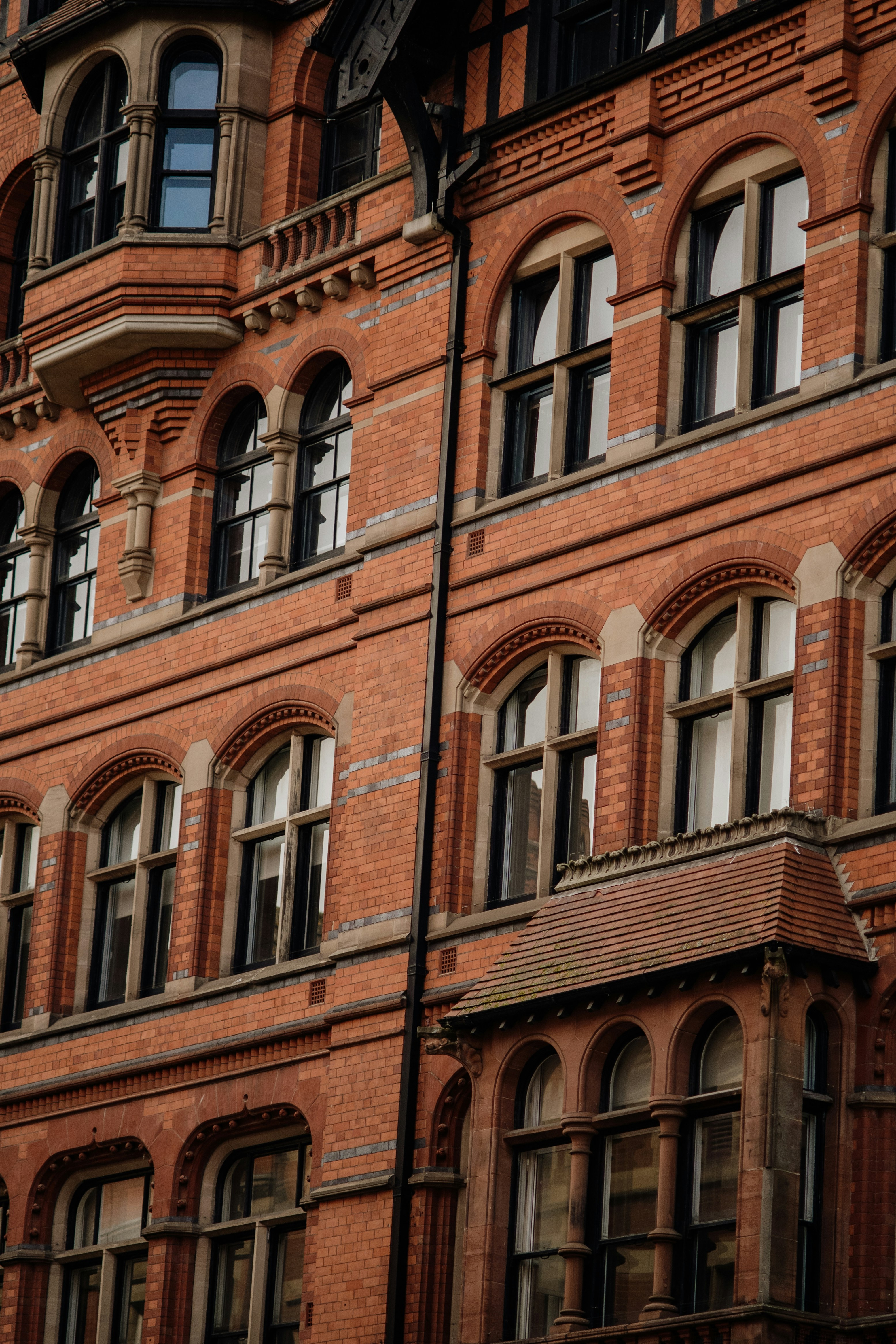 Brick Facade Echoes of Victorian Architecture