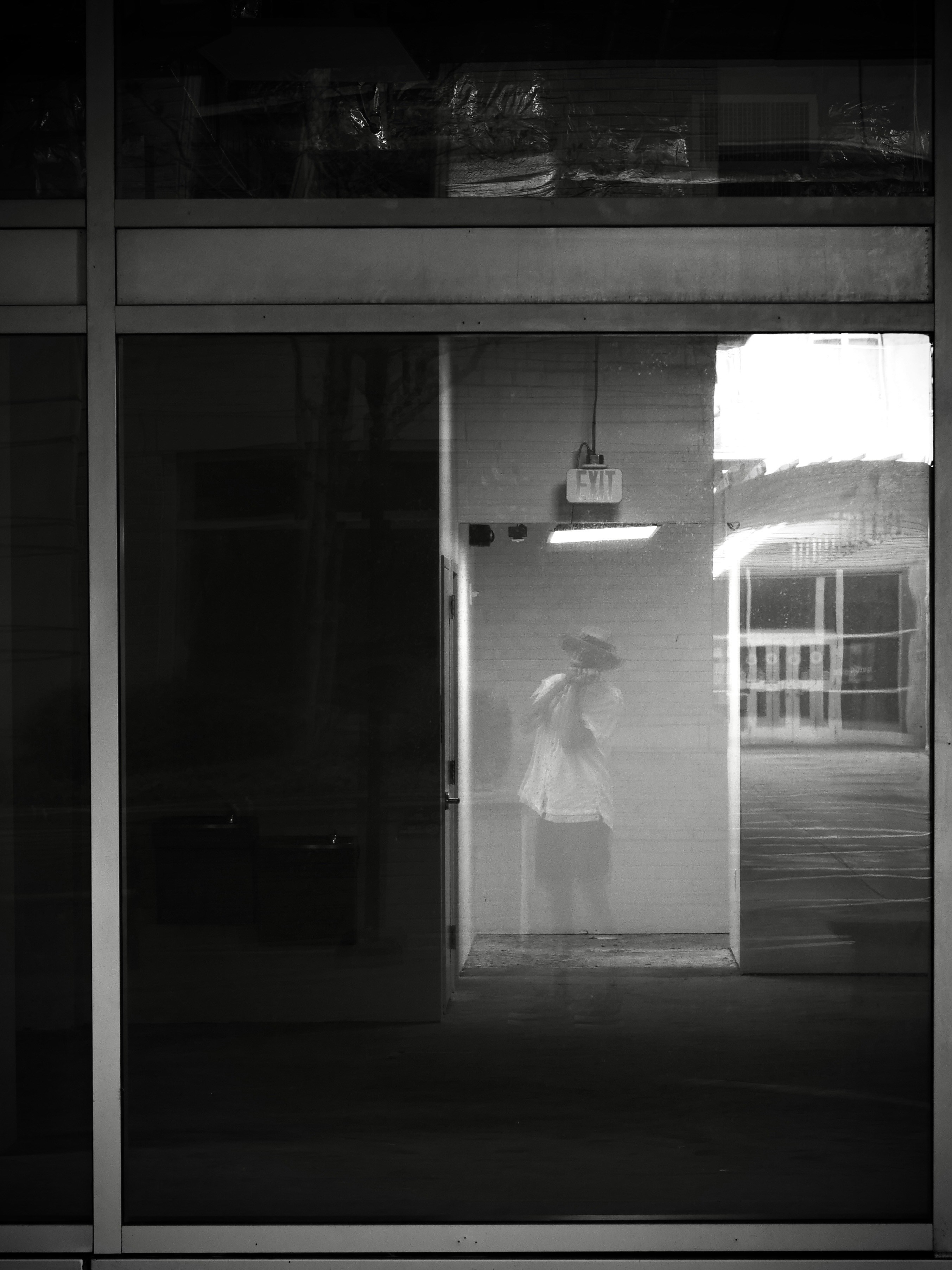 Passing Through Glass: A Silent Witness in Reflections