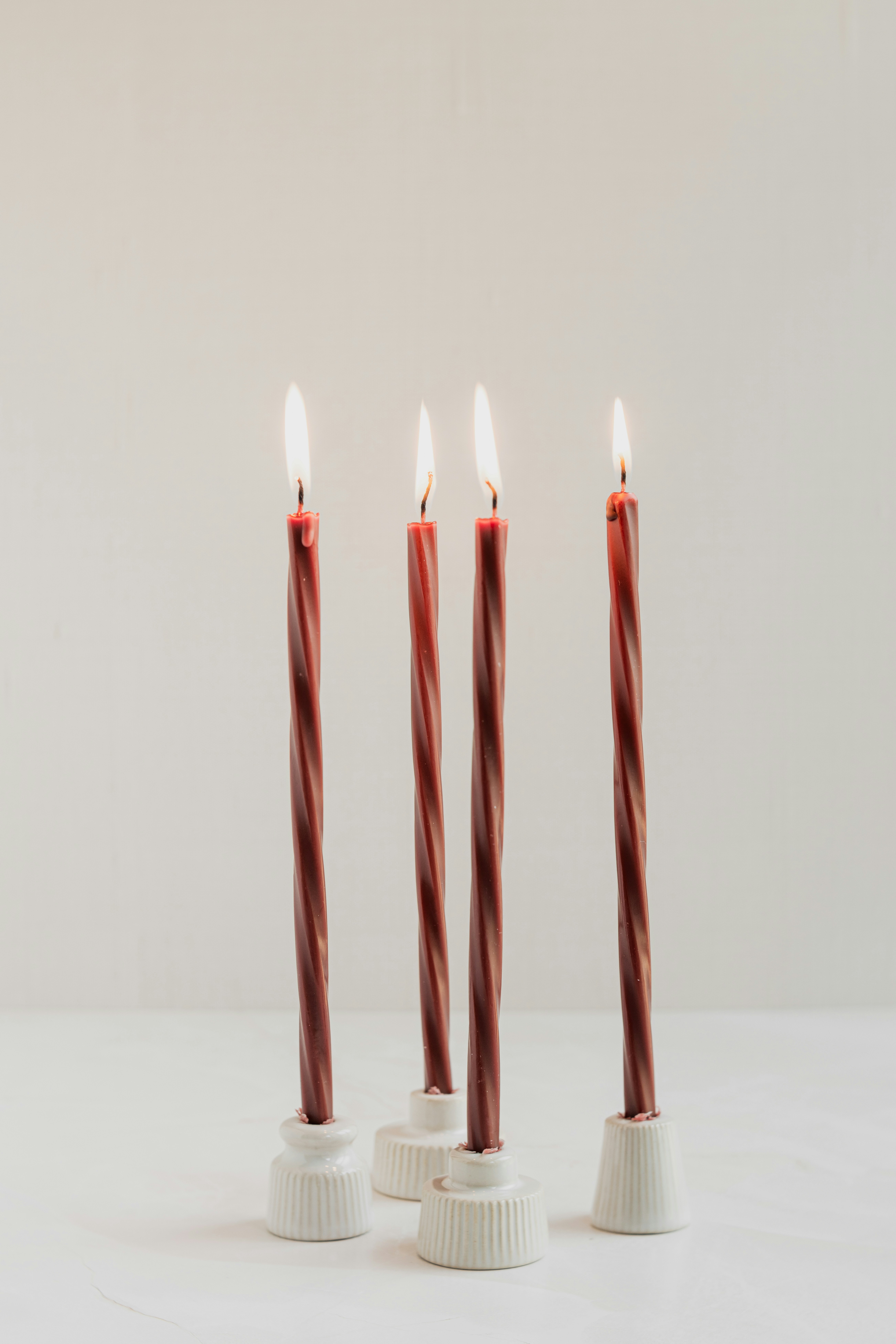 Four Candles on a Quiet Table