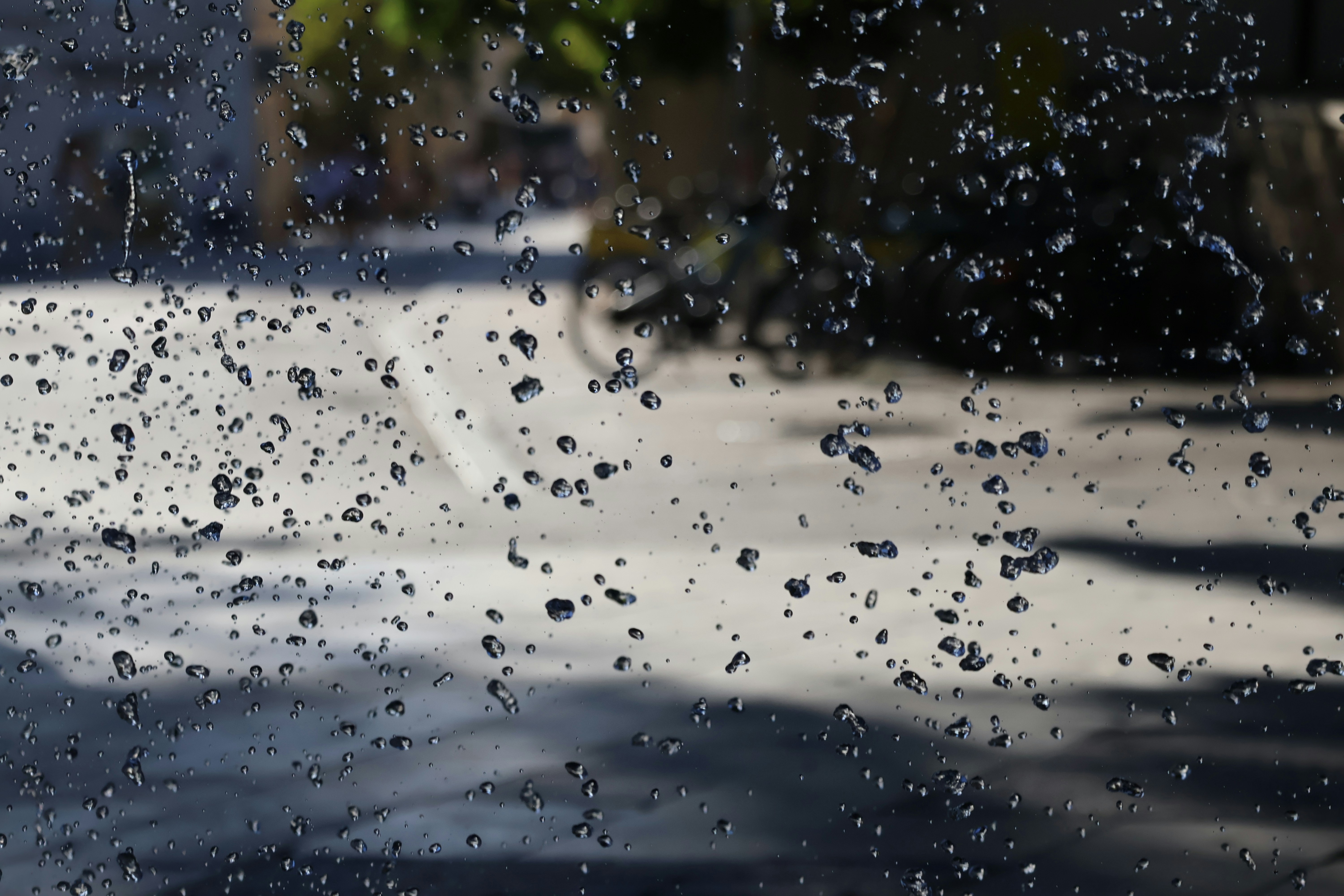 Droplets in Flight: Snow-Cooled Cascade of Water