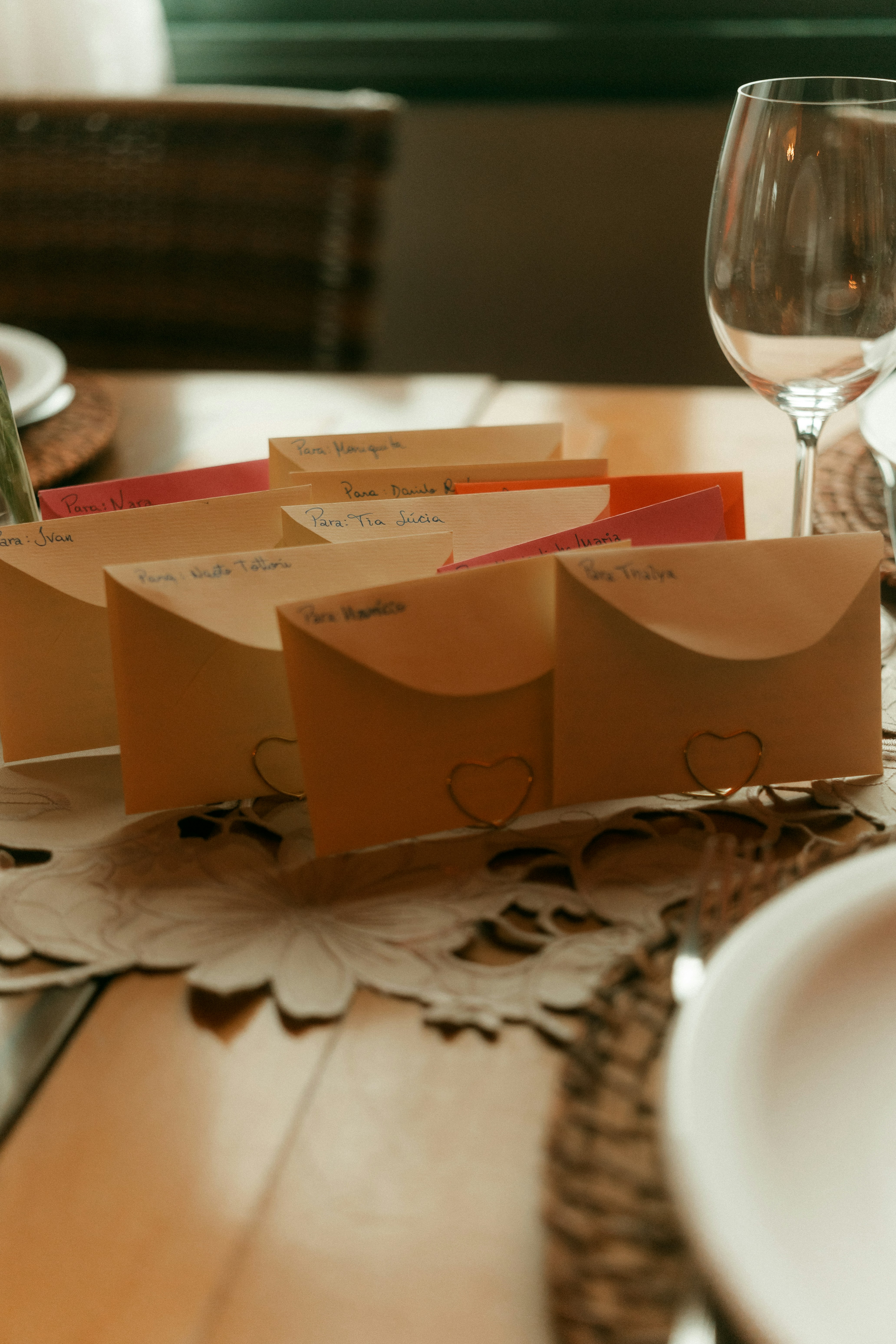 Letters of Affection on a Sunlit Table