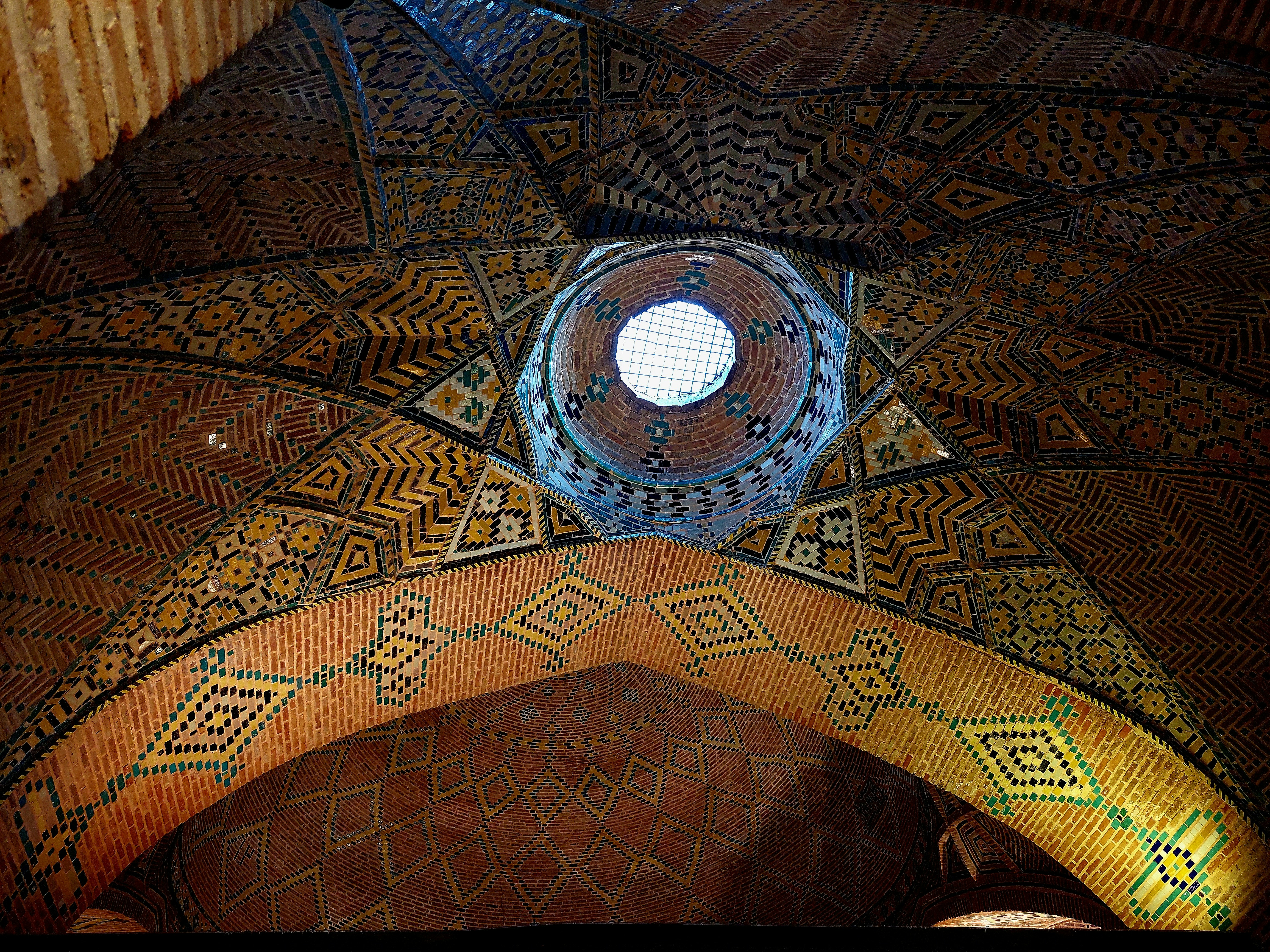 Ceiling Mosaic Constellation: A Dome of Tiles and Light