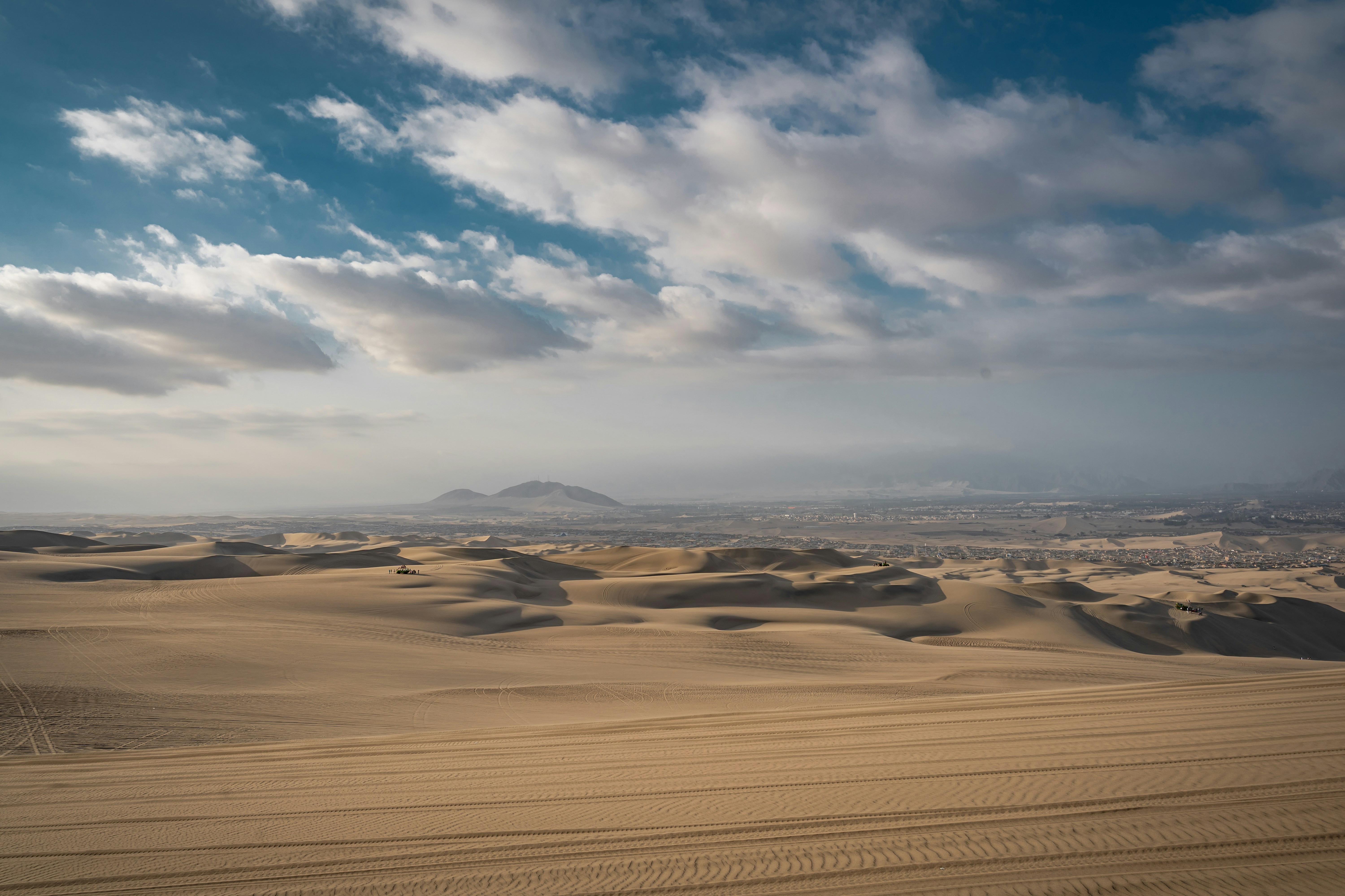 Sea of Dunes Under a Painted Sky