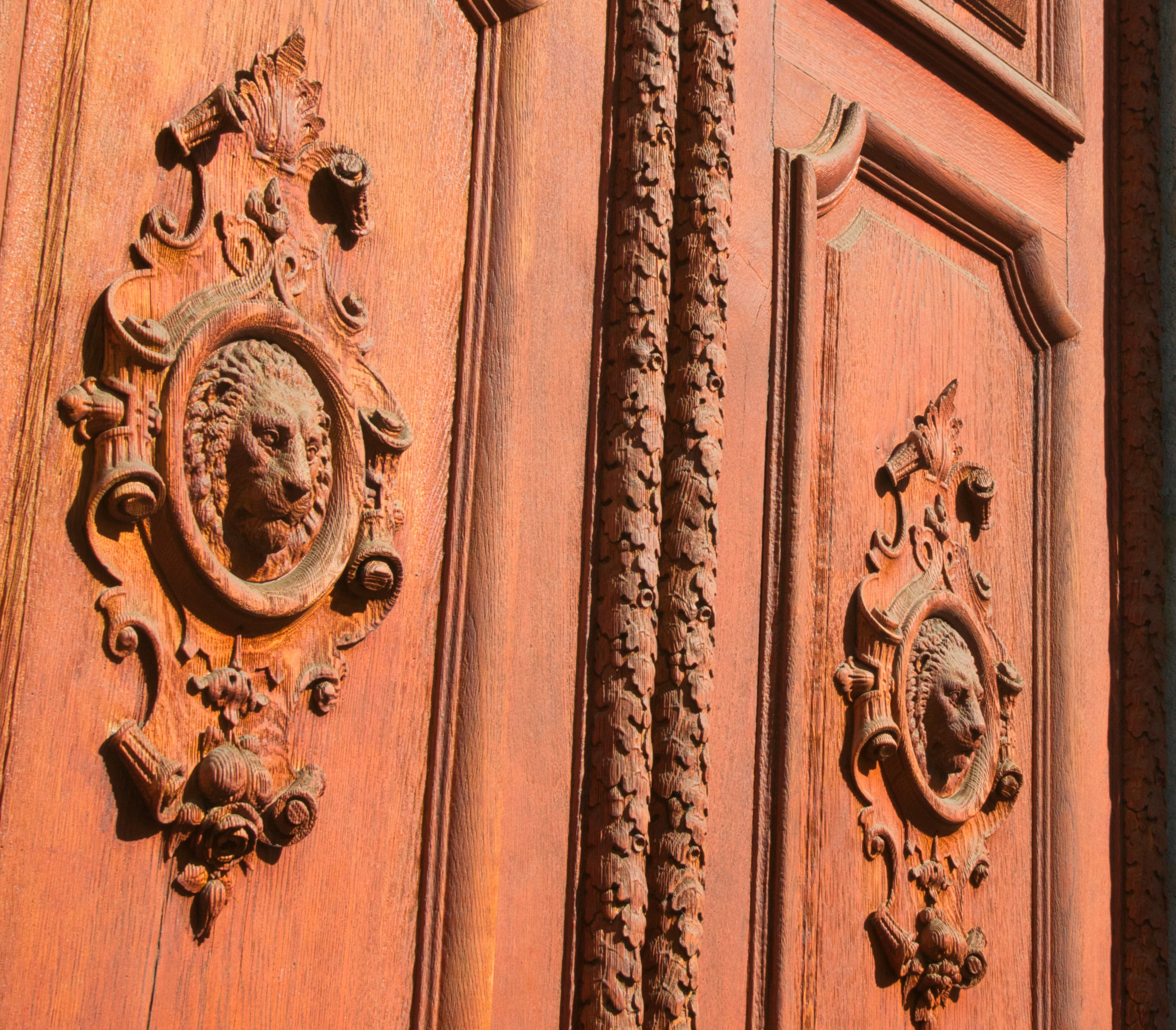 Ornate Door Carvings: A Close-Up of Legacy Ironwork