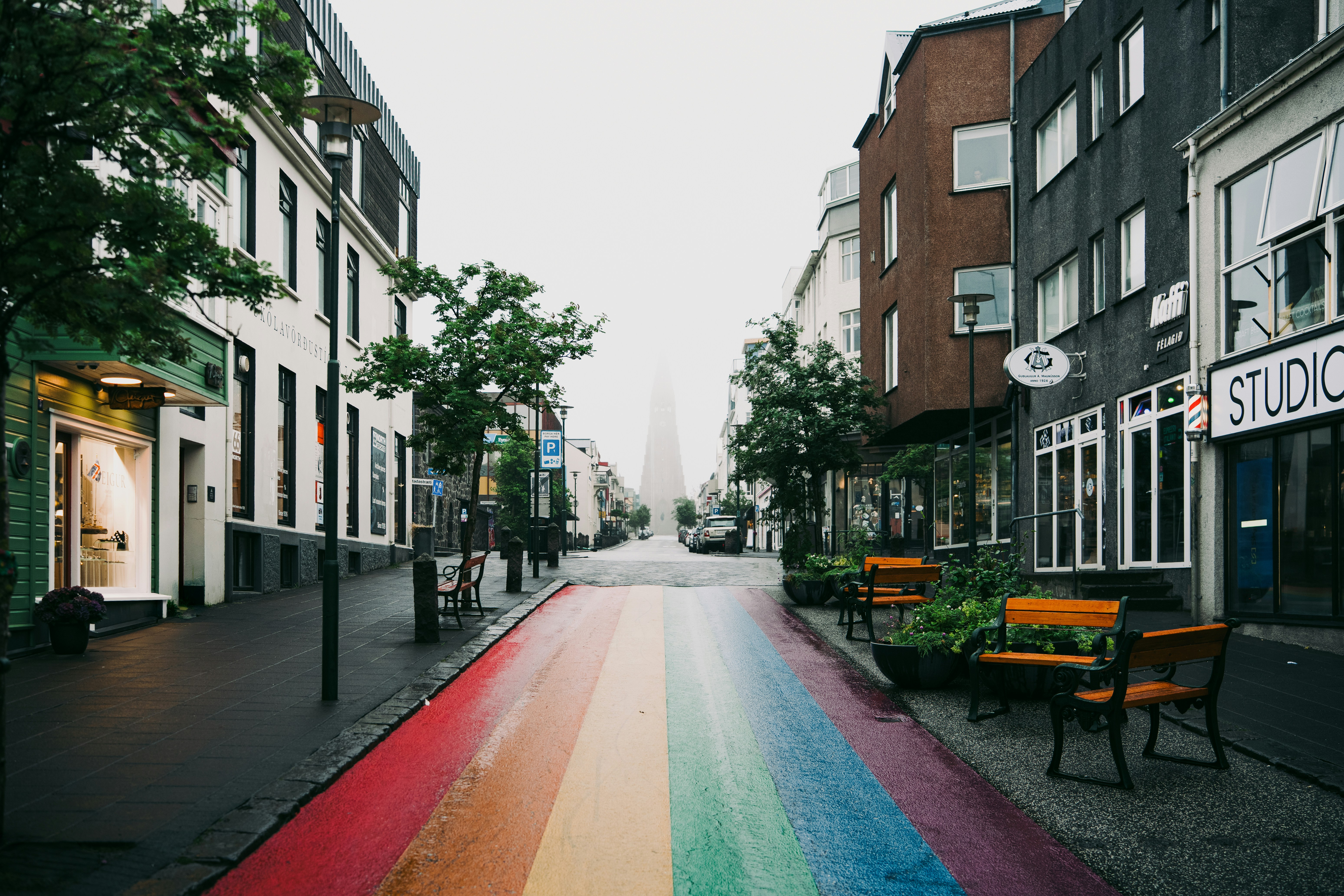 Rainbow Boulevard: A City Street Painted with Light