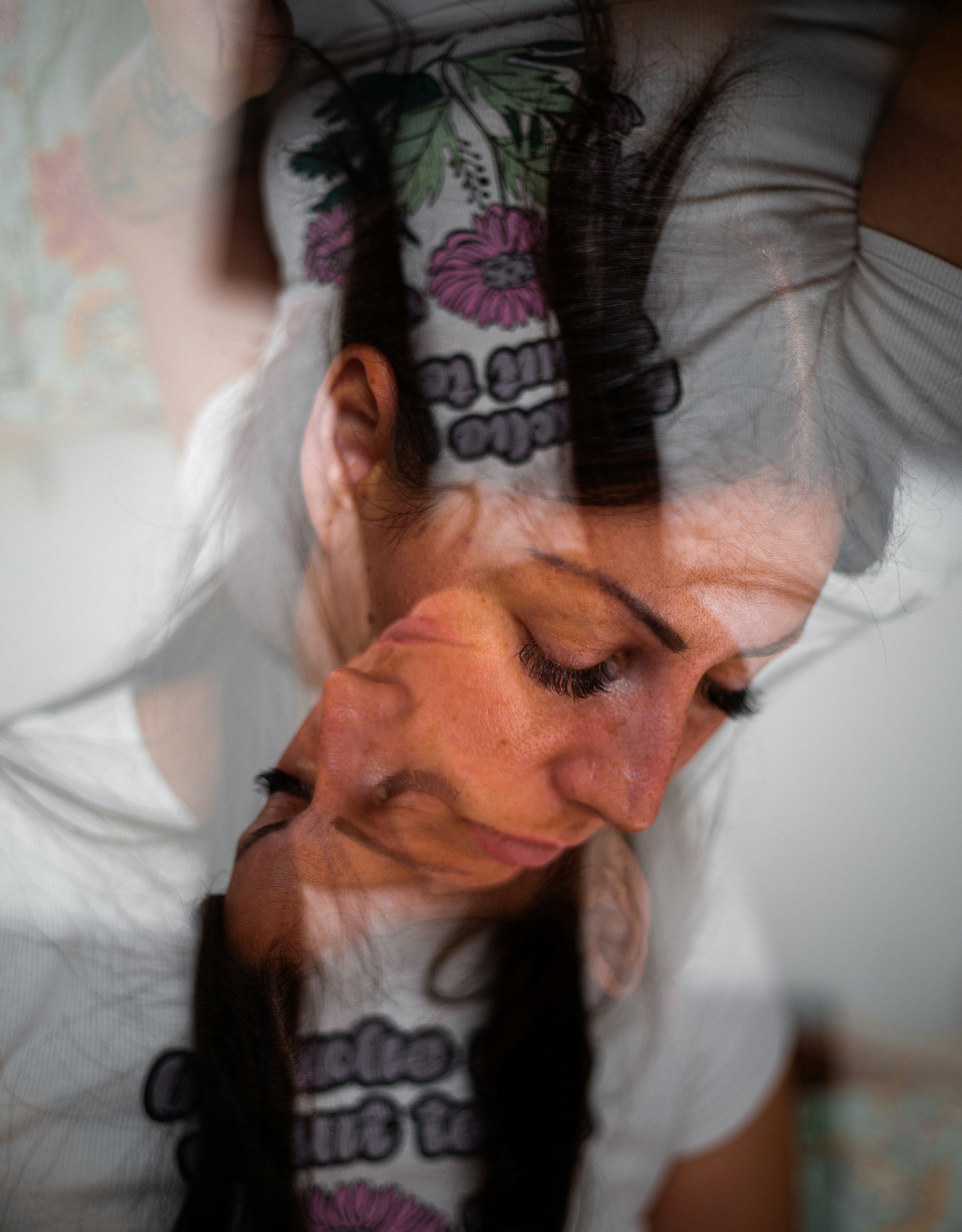 Double Vision: Portrait Veil of an Overlaid Moment