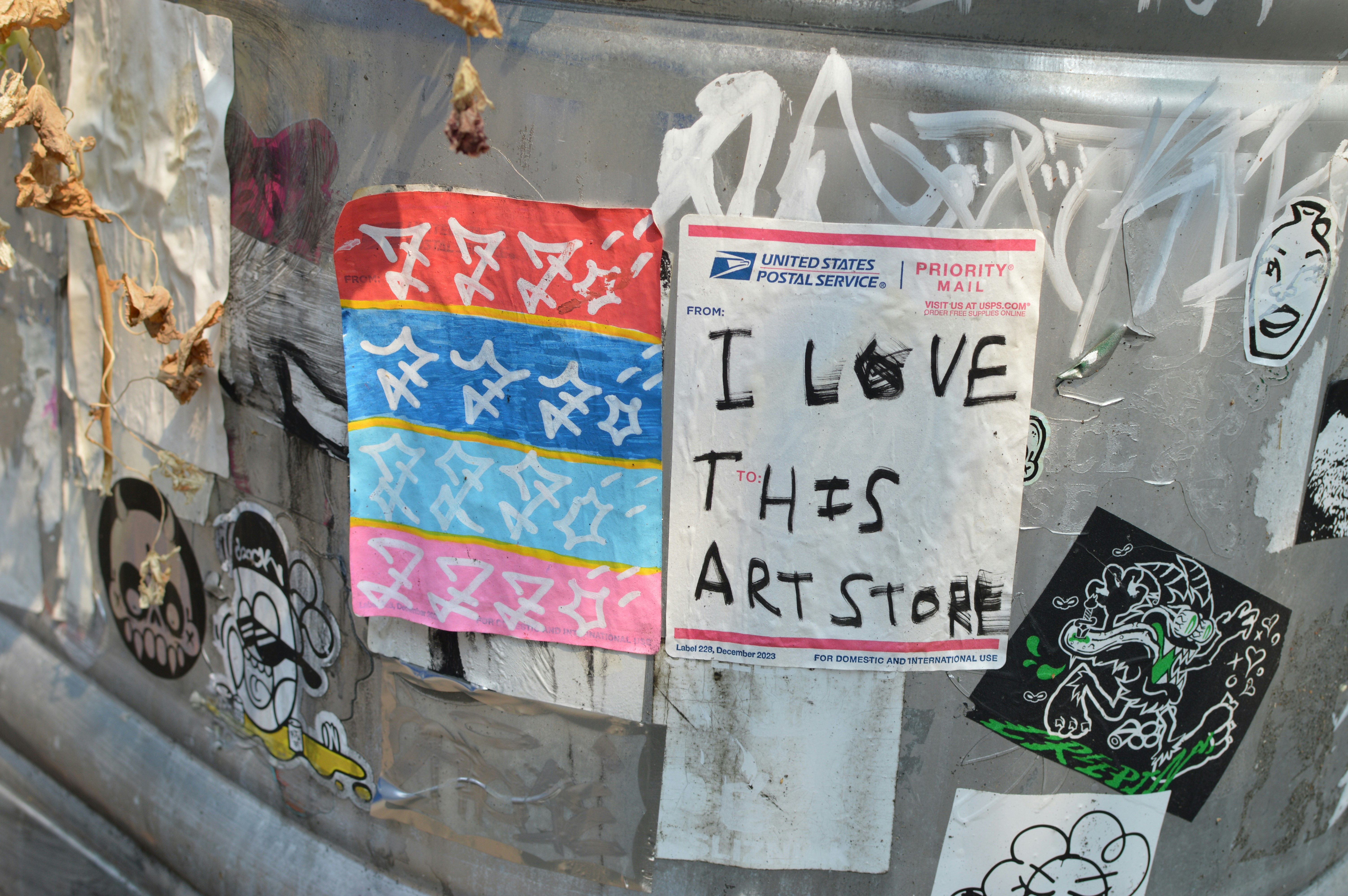 I Love This Art Store: A Collage of Street Colors