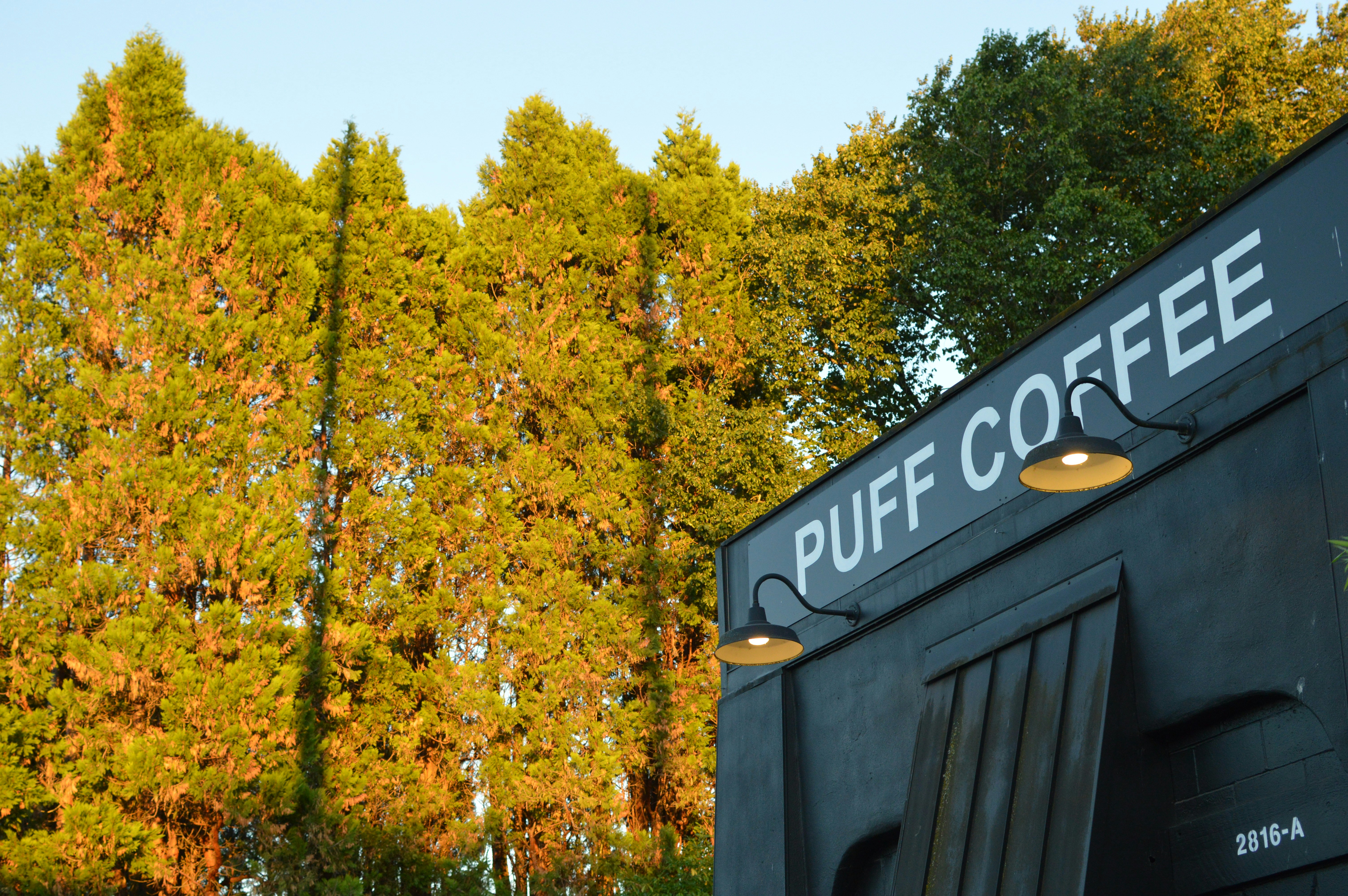 Puff Coffee Corner Amid Autumn Light