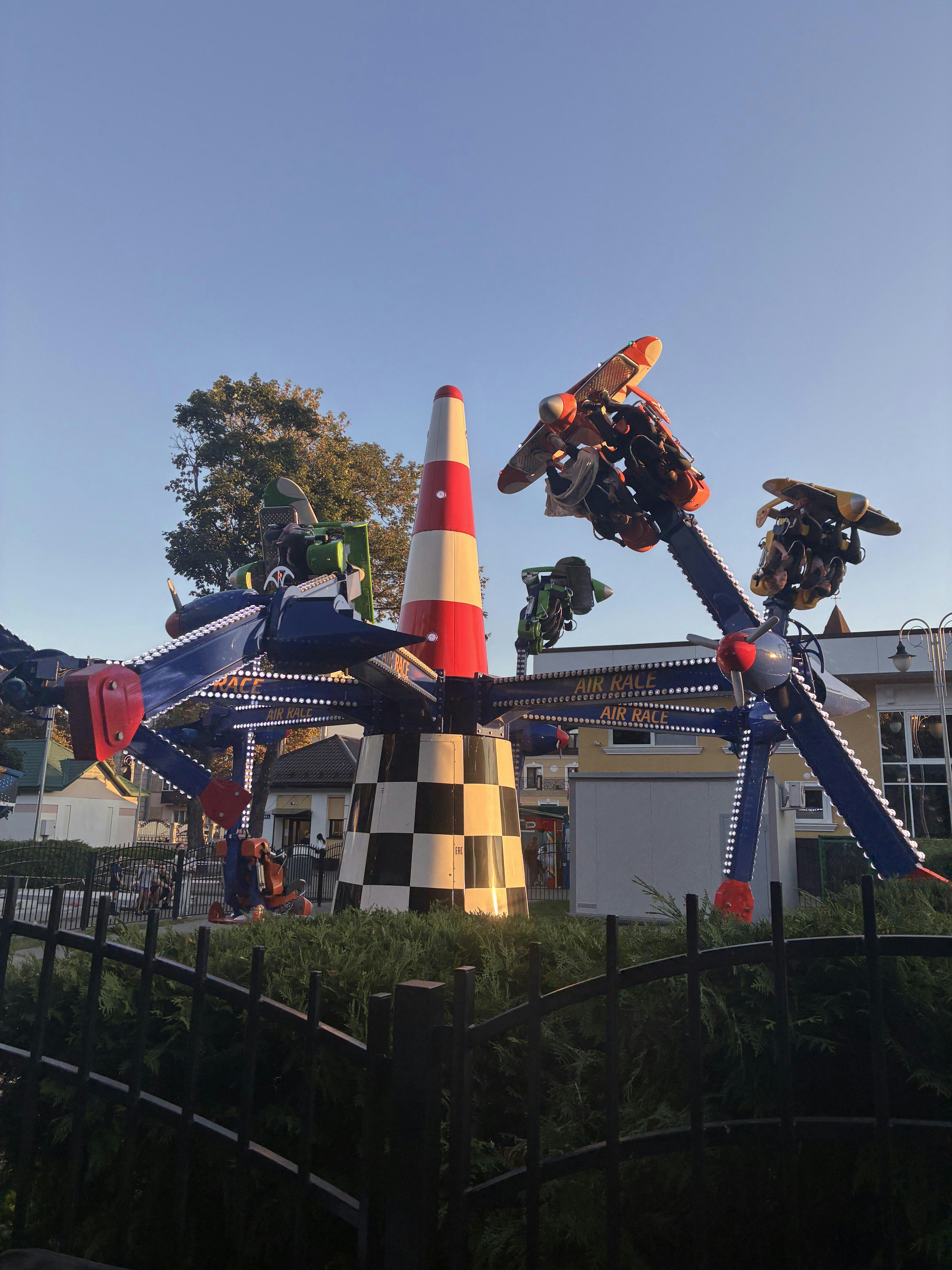 Rotating Joy: A Tilted Megaloop Carnival Ride