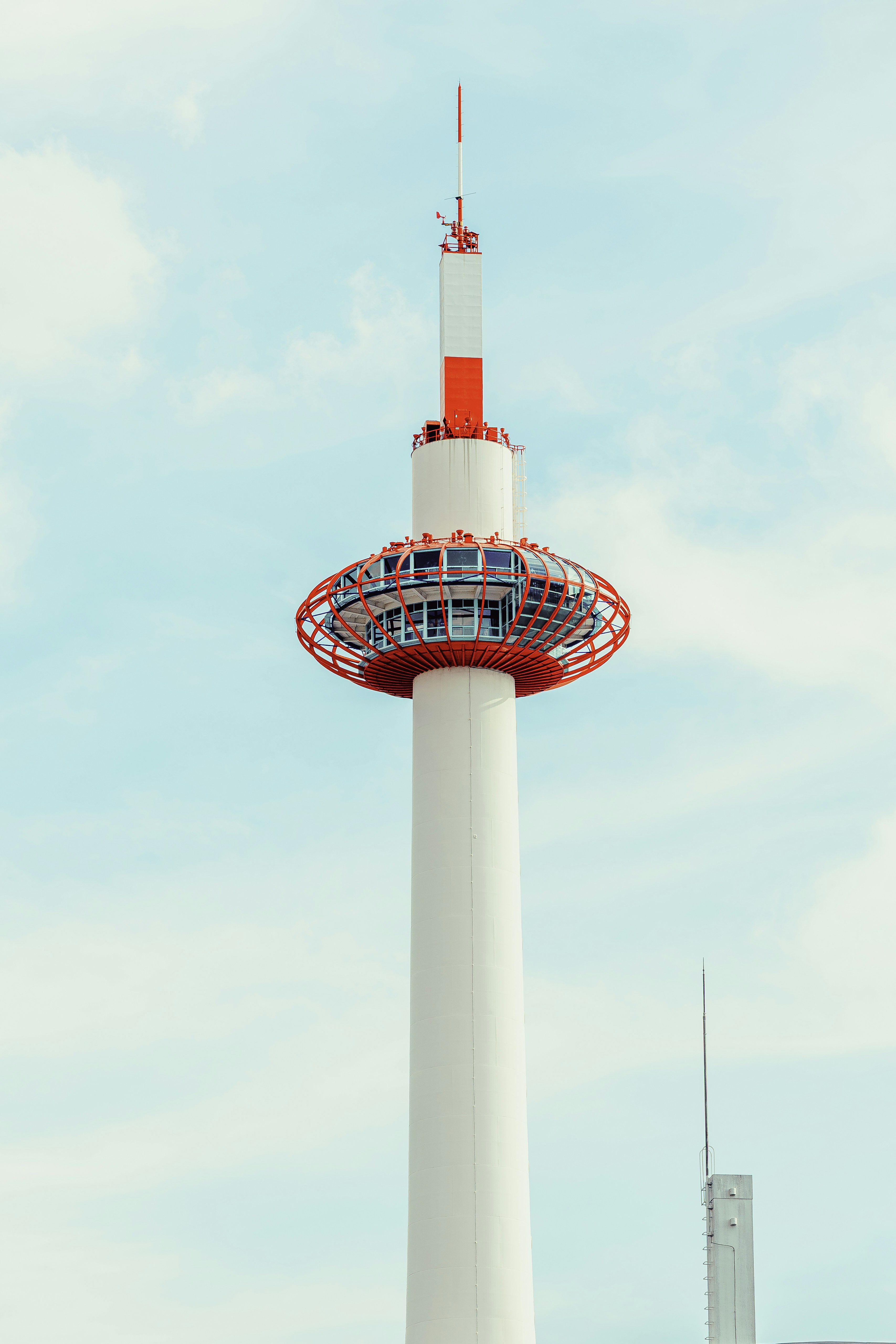 Red Summit: Antenna Tower Reaches for the Sky
