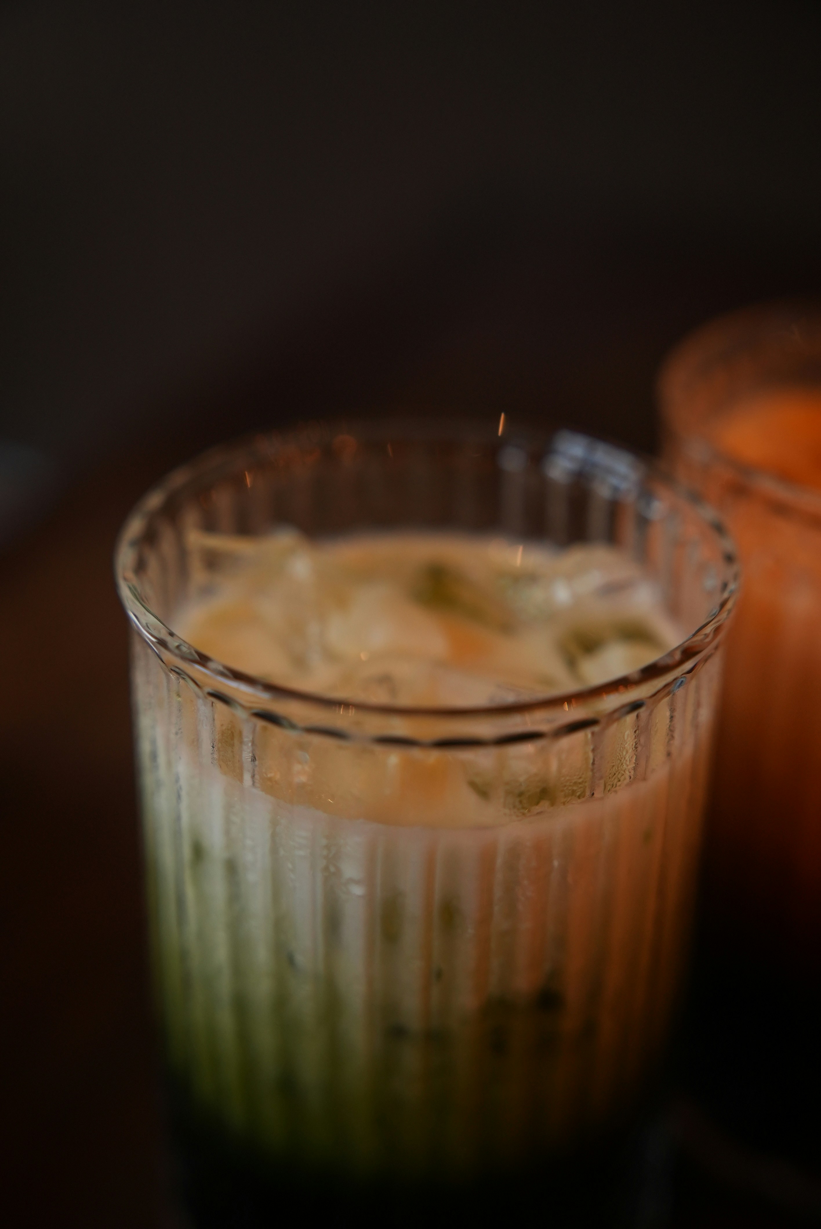 Glassy Glow: A Nightcap of Light and Ice