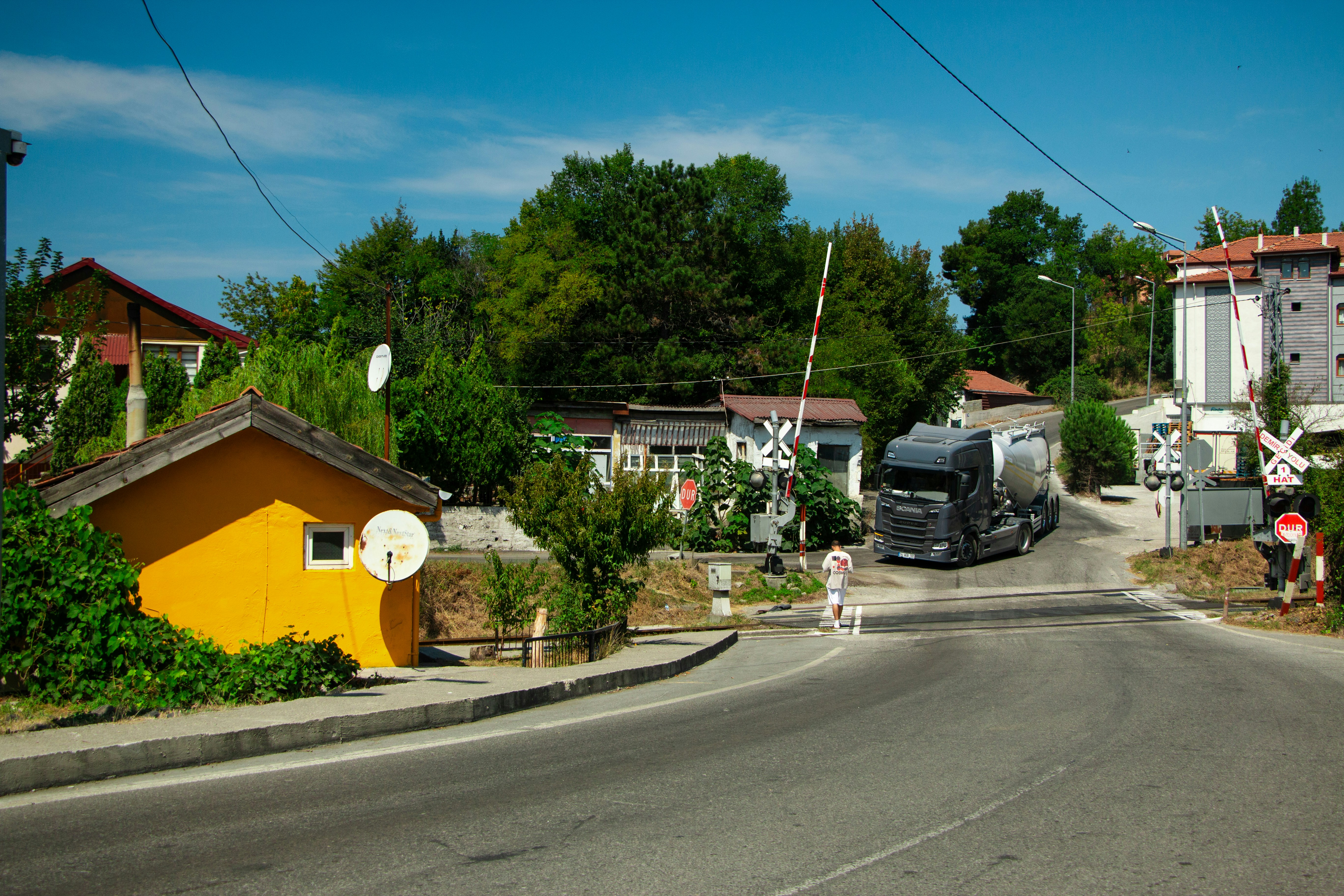 Crossing Train Tracks: A Quiet Road to the Rural Crossing