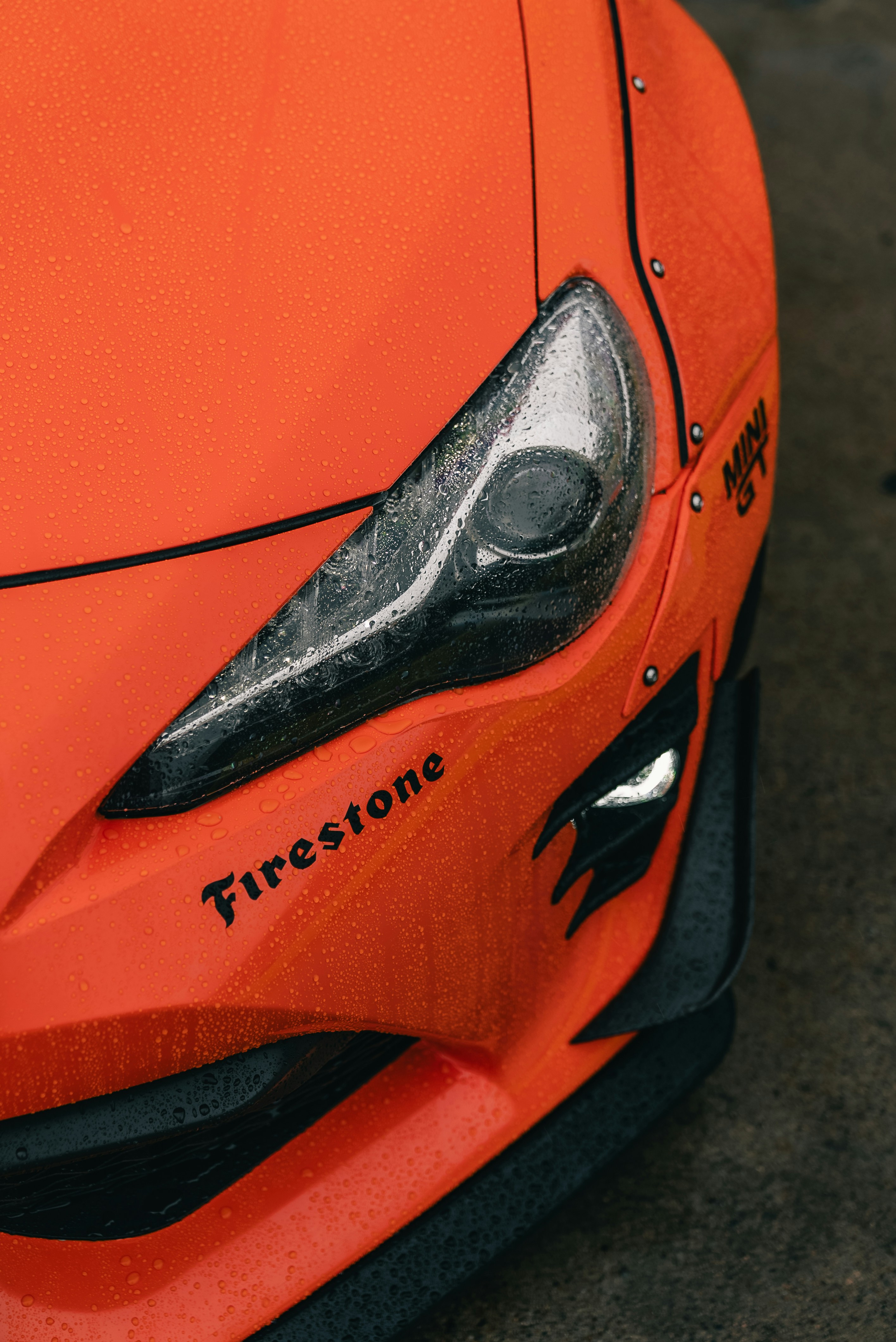 Luminous Orange Curve: The Front End of a Racing Fire