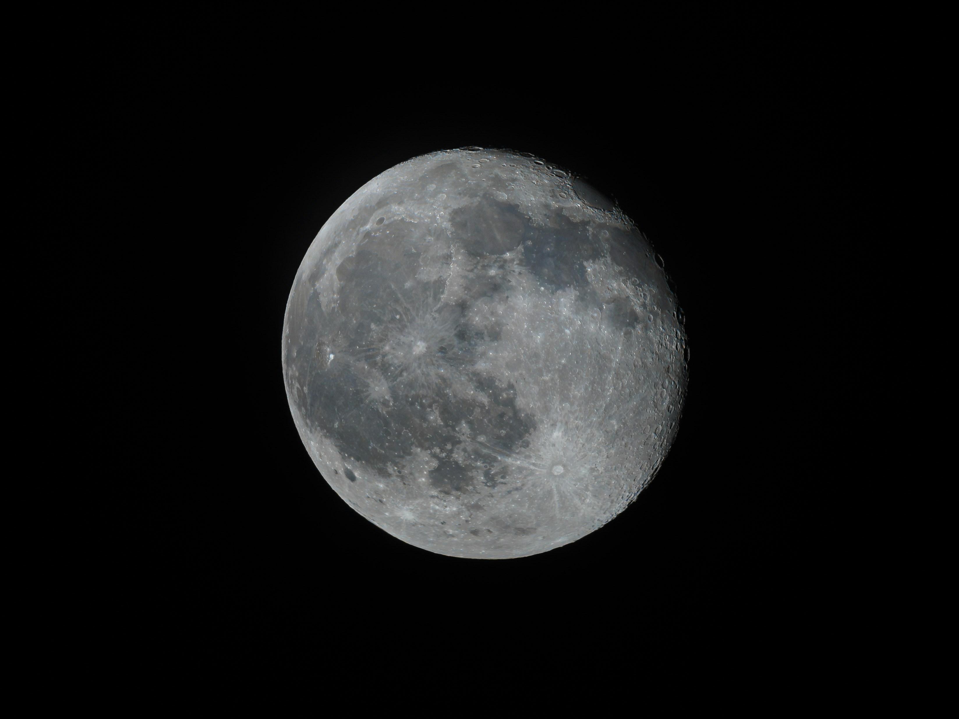 Lunar Disc in Quiet Midnight: A Crisp Portrait of Earth's Satellite