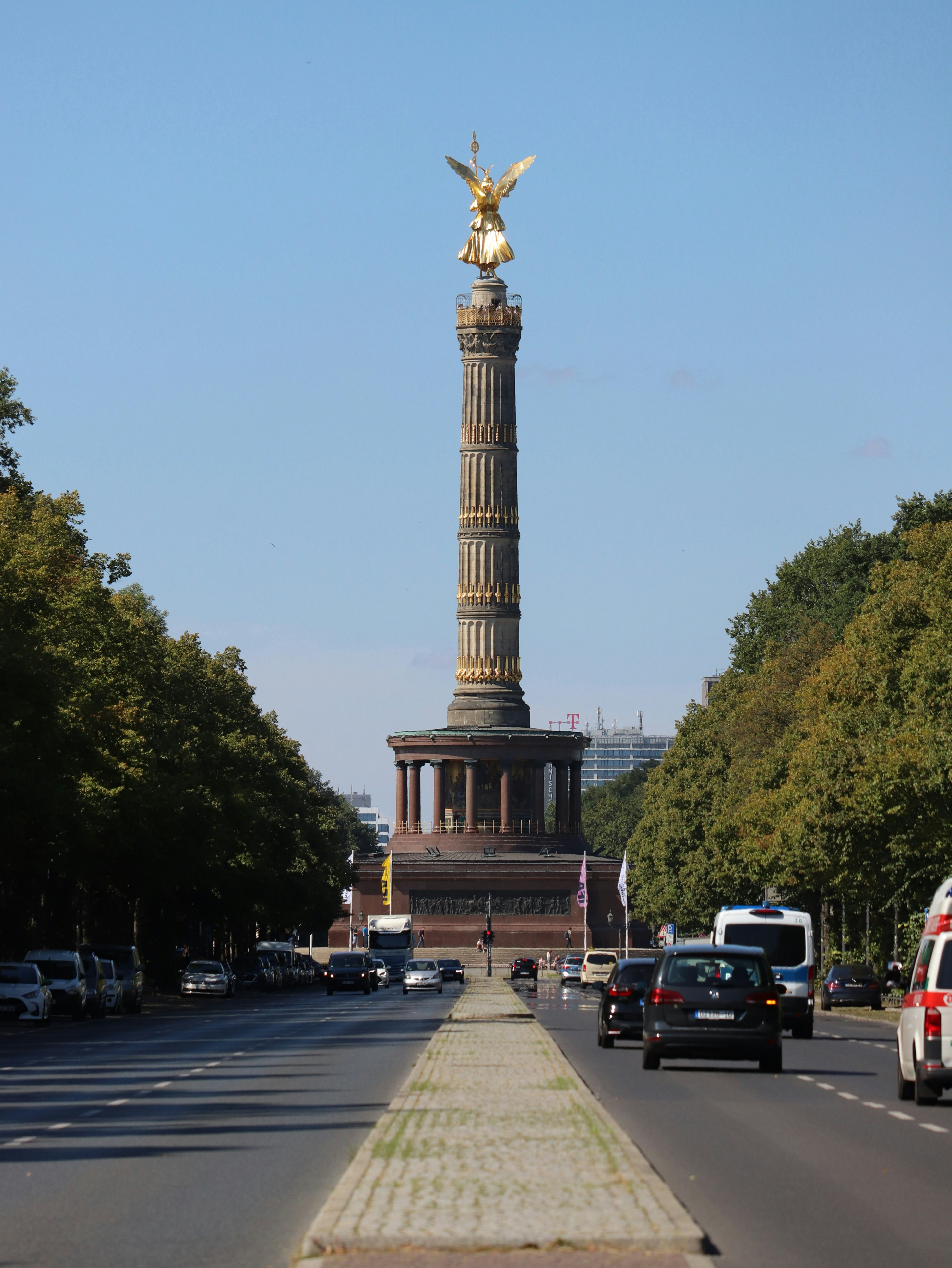 Golden Apollo Rising: The Victory Column Reaches Toward the Sky