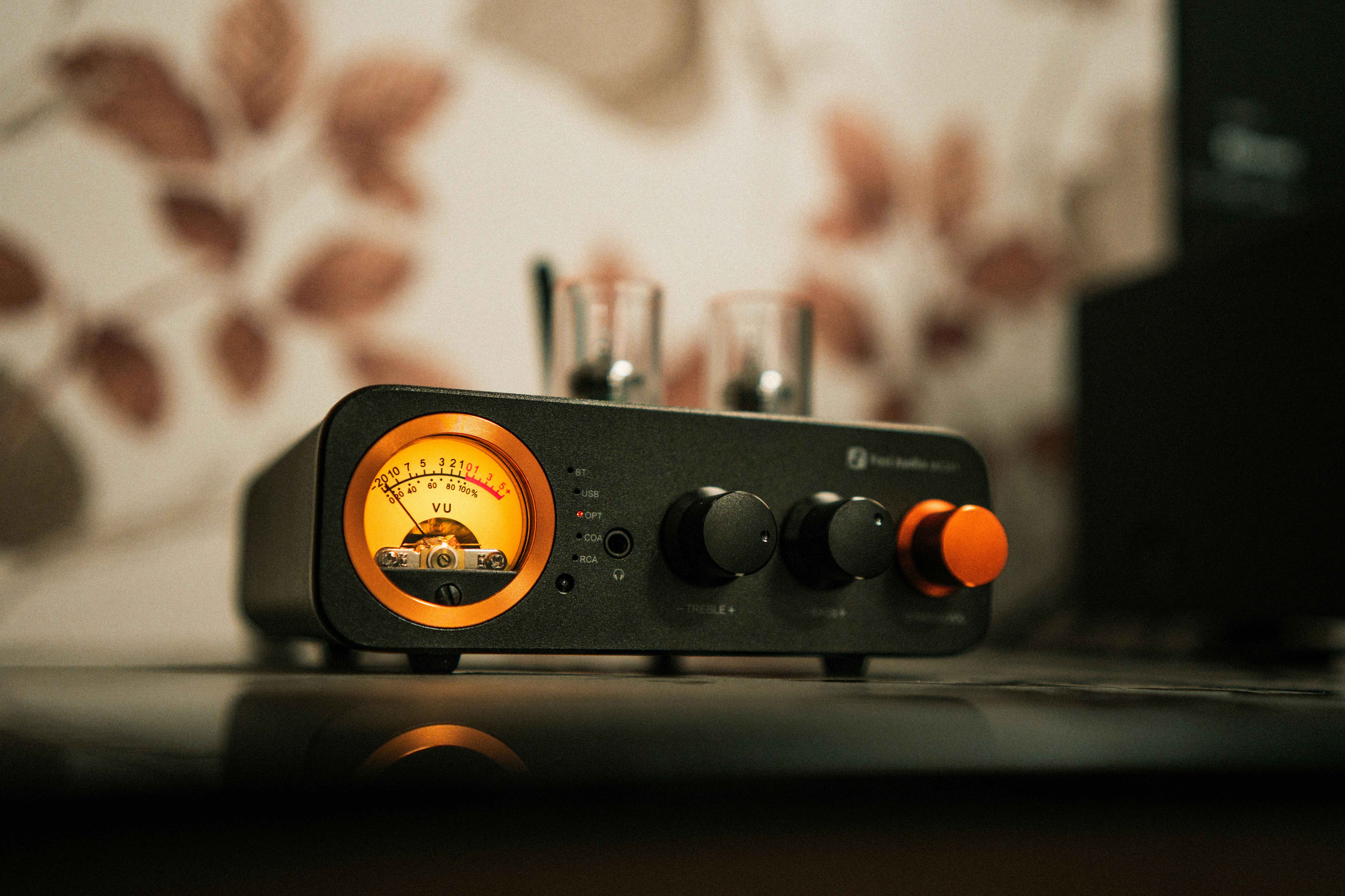 Warm Pulse: A Vintage Preamp Resting on a Quiet Desk