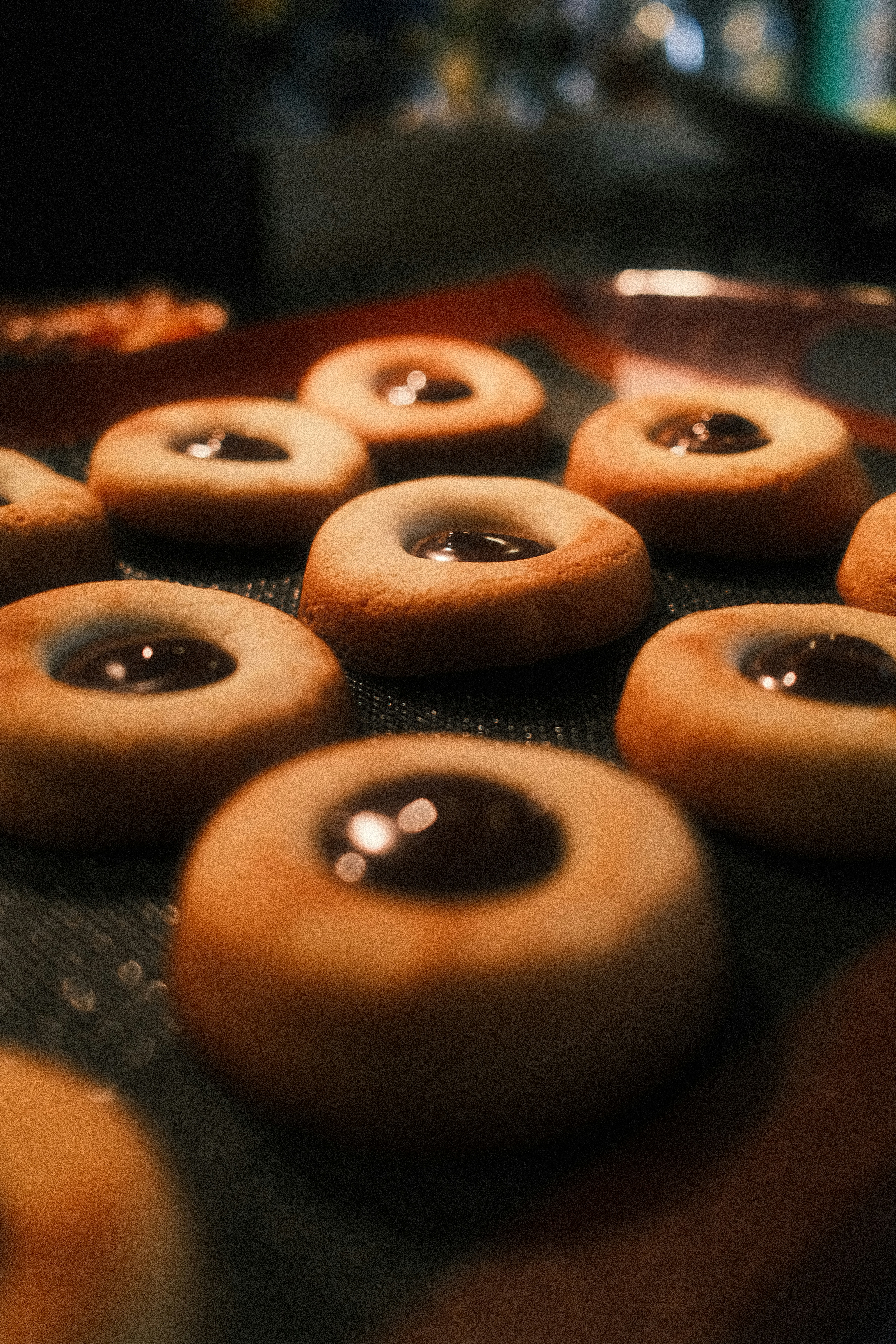 Glazed-eyed Ring of Cookies: A Cozy Bake in Low Light