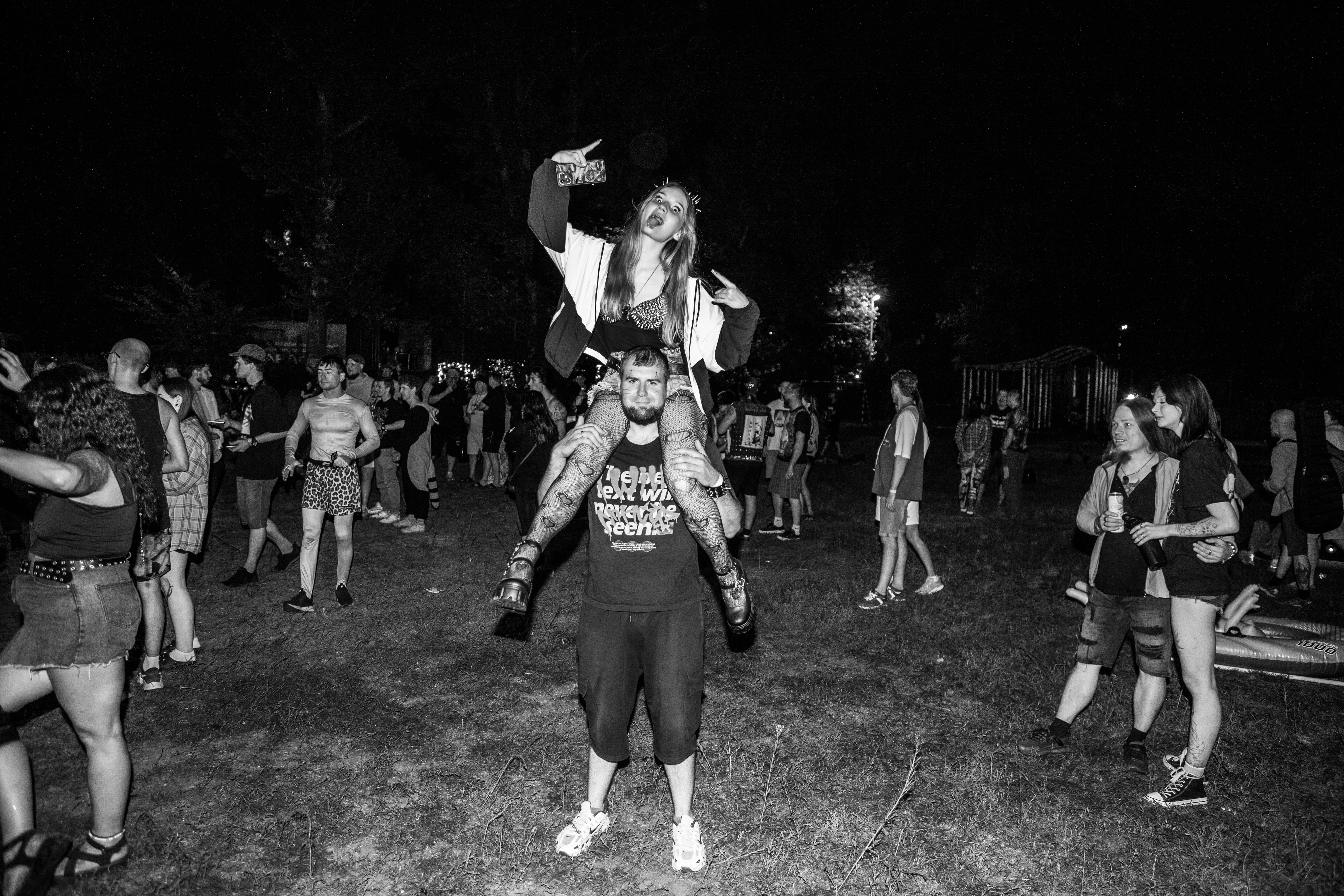 Grounded Crown: A Summit Ride at Night