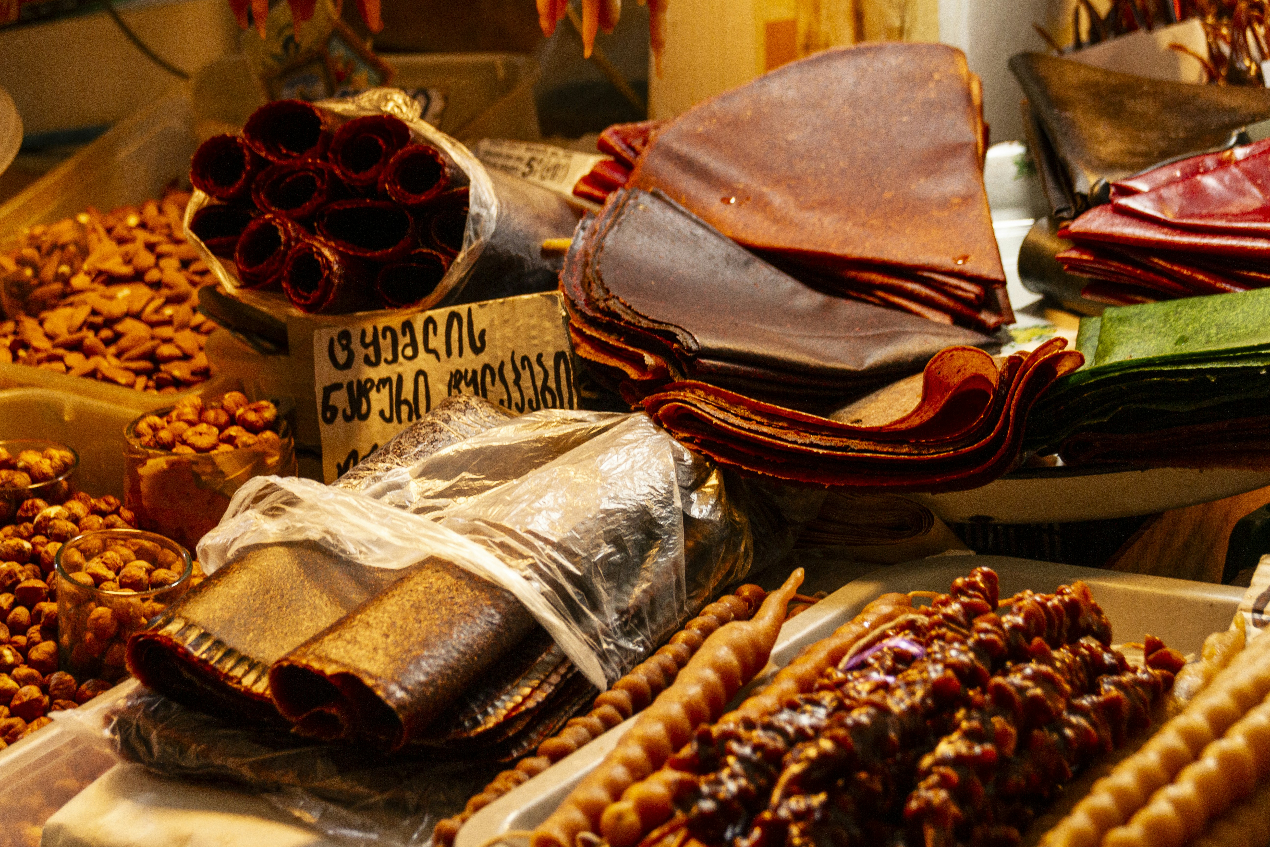 Spiced Confections on a Georgian Market Stall