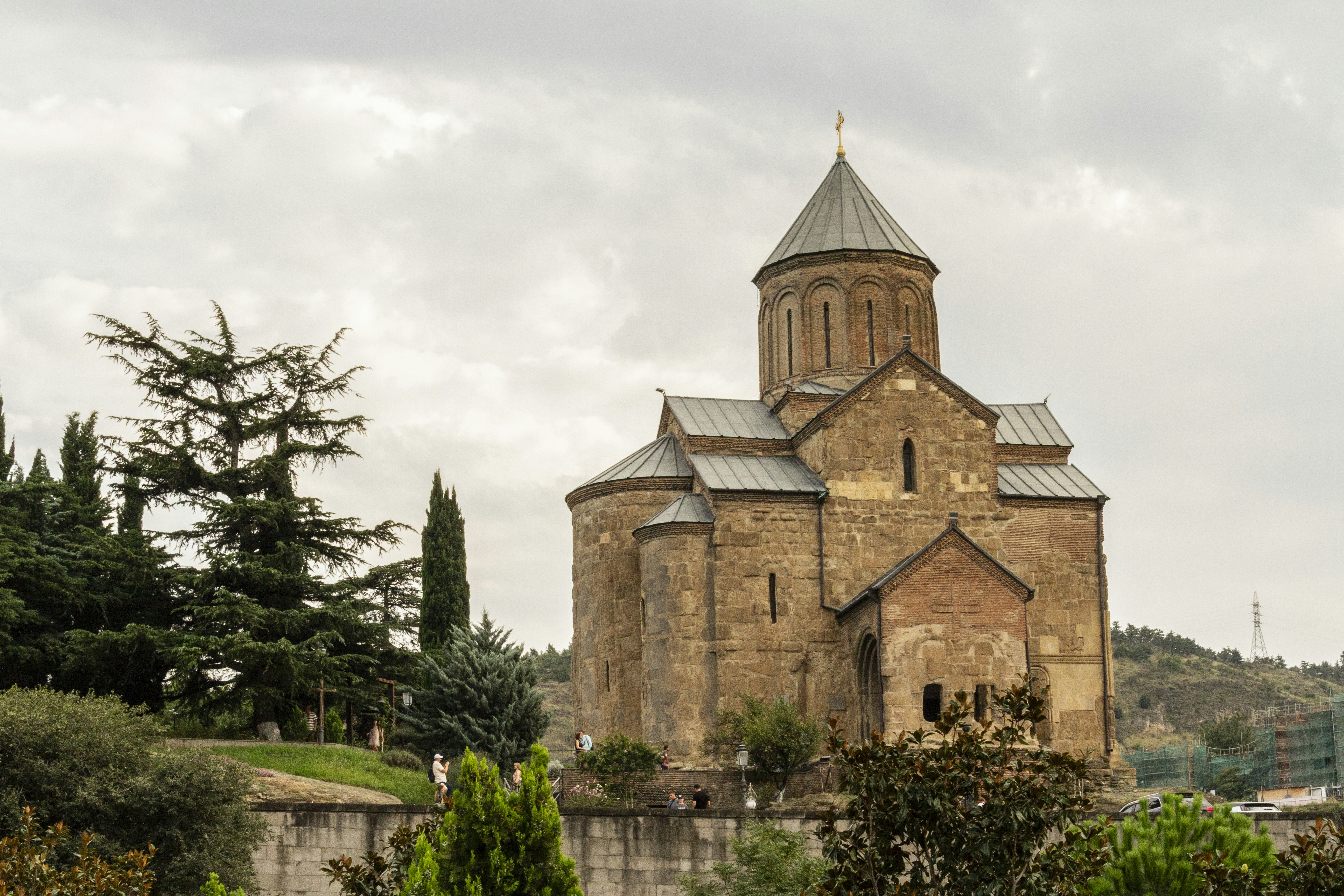 Stone Church on the Hill: A Granite Pilgrim in Soft Light