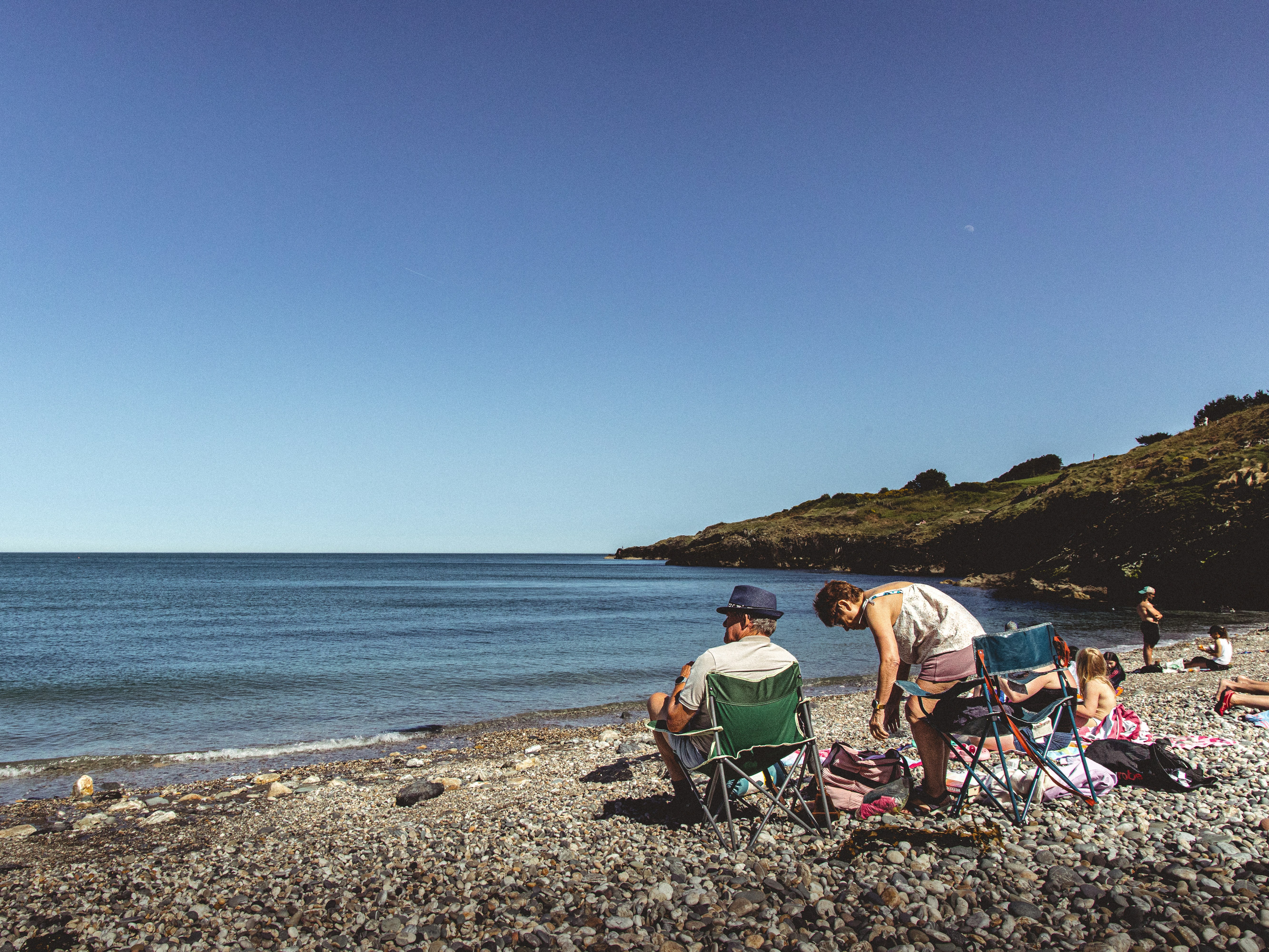 Sunlit Escapade on a Pebble Beach