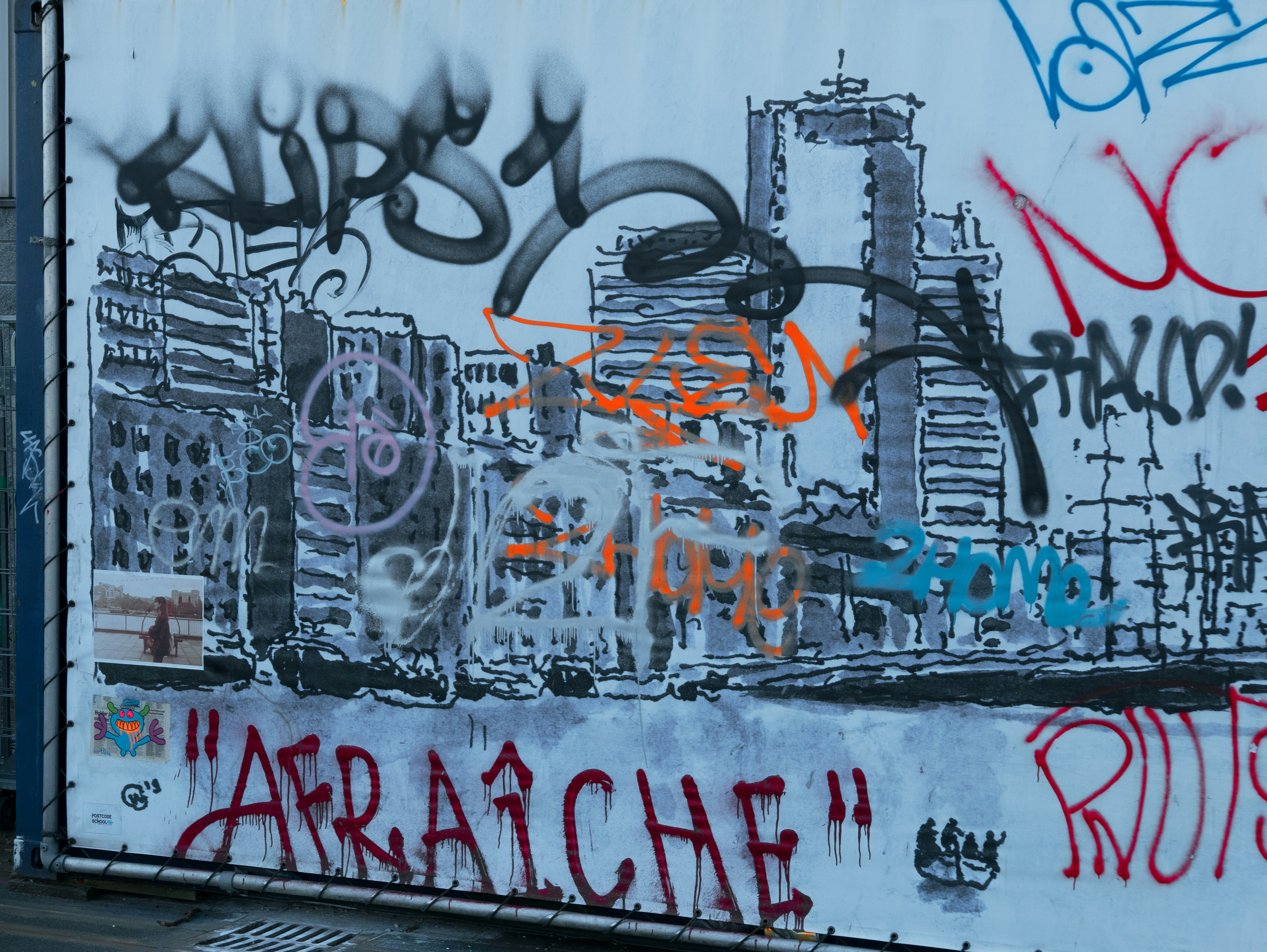 Graffiti Portrait: Concrete Canvas of City Echoes